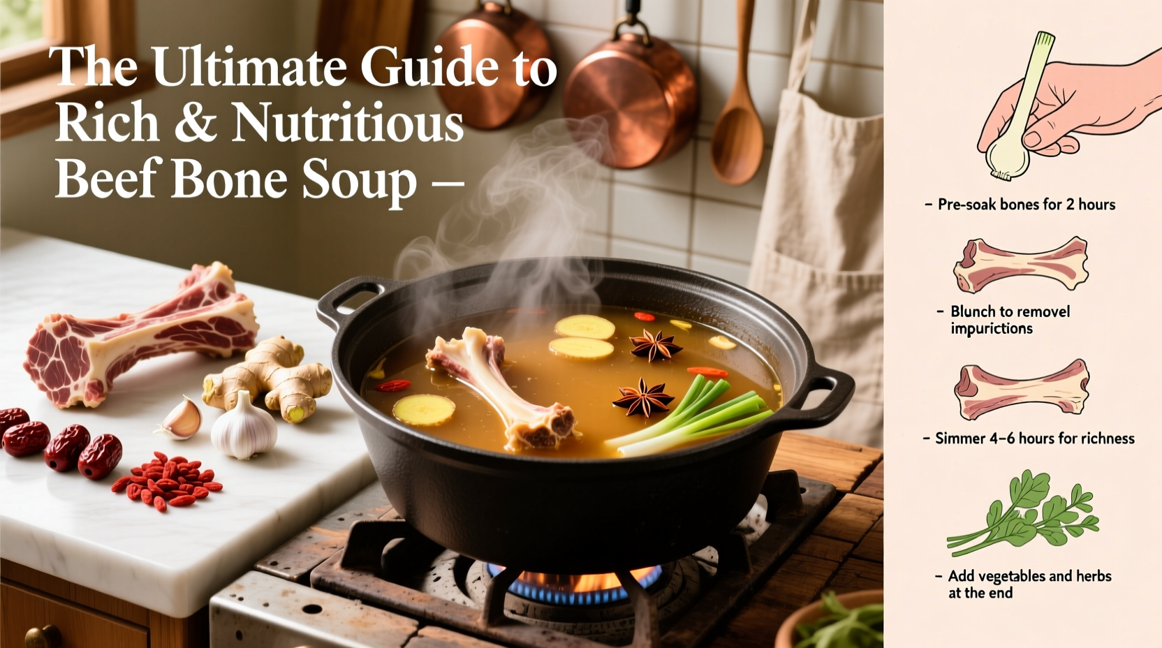 The Ultimate Guide To Making Rich And Nutritious Beef Bone Soup At Home