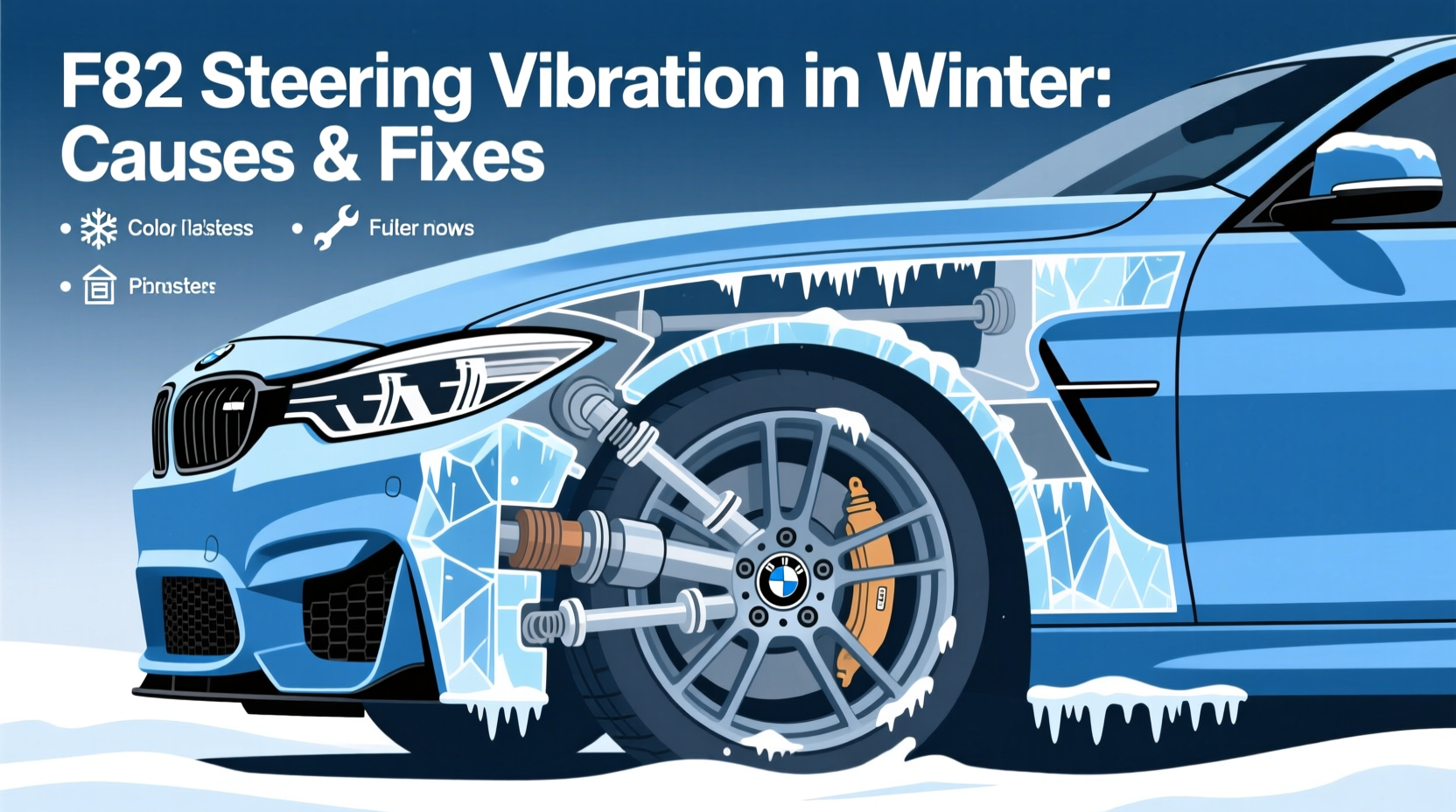 F82 Steering Vibration in Winter: Causes & Fixes