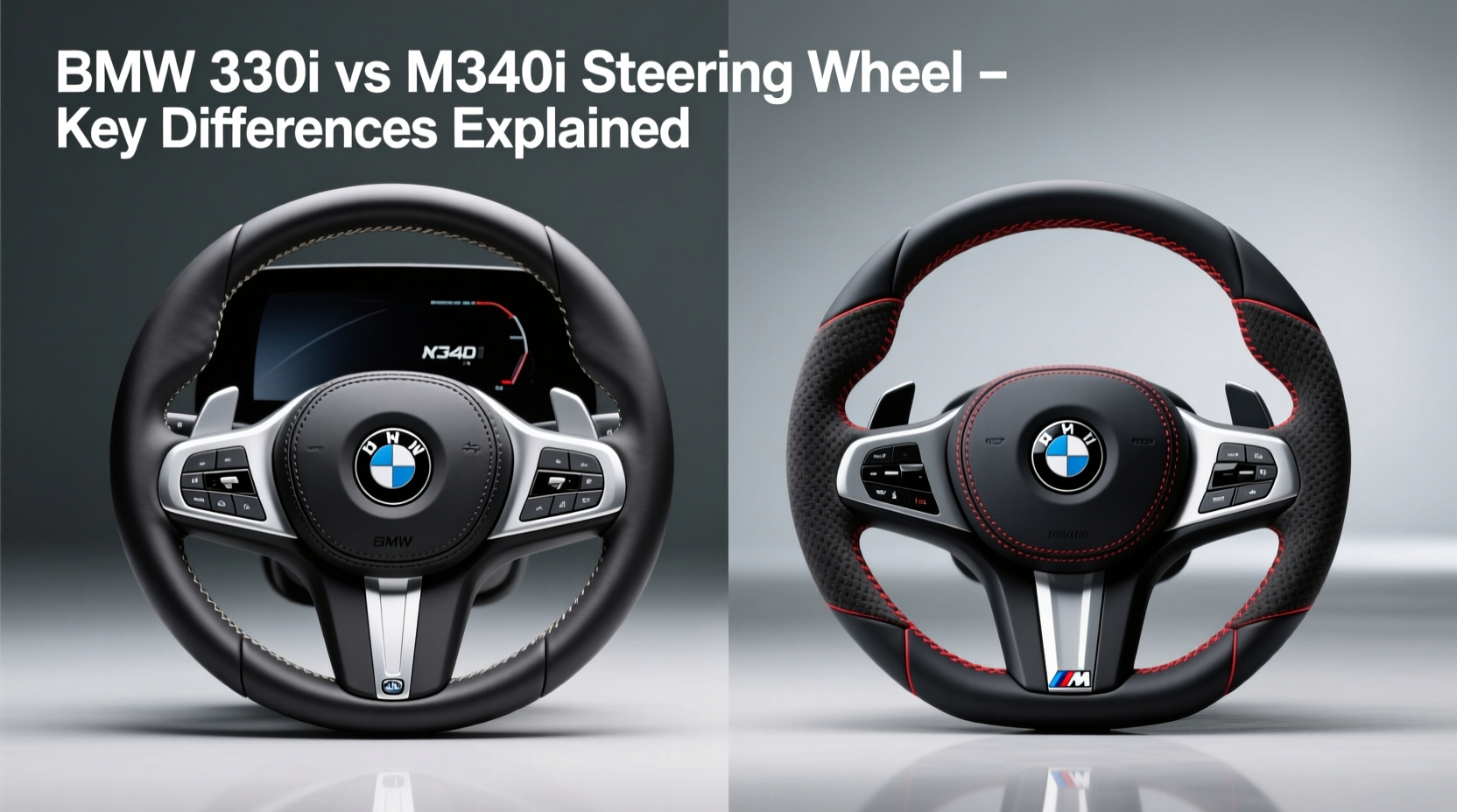 BMW 330i vs M340i Steering Wheel: Key Differences Explained