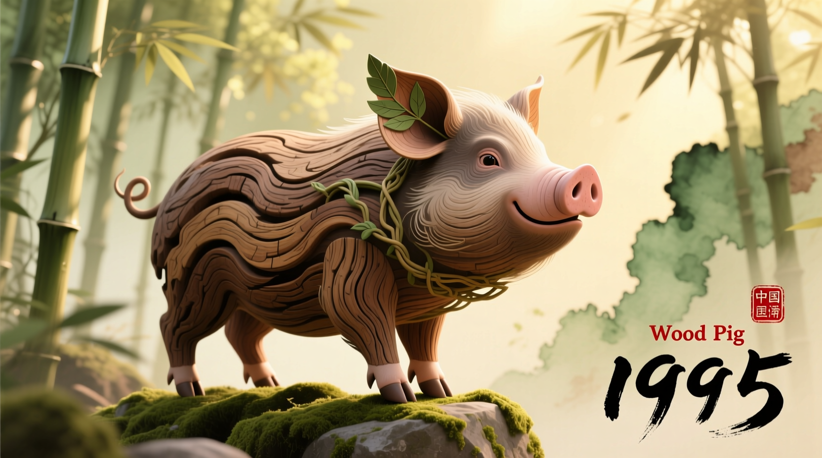 The 1995 Chinese Zodiac Animal Was the Wood Pig