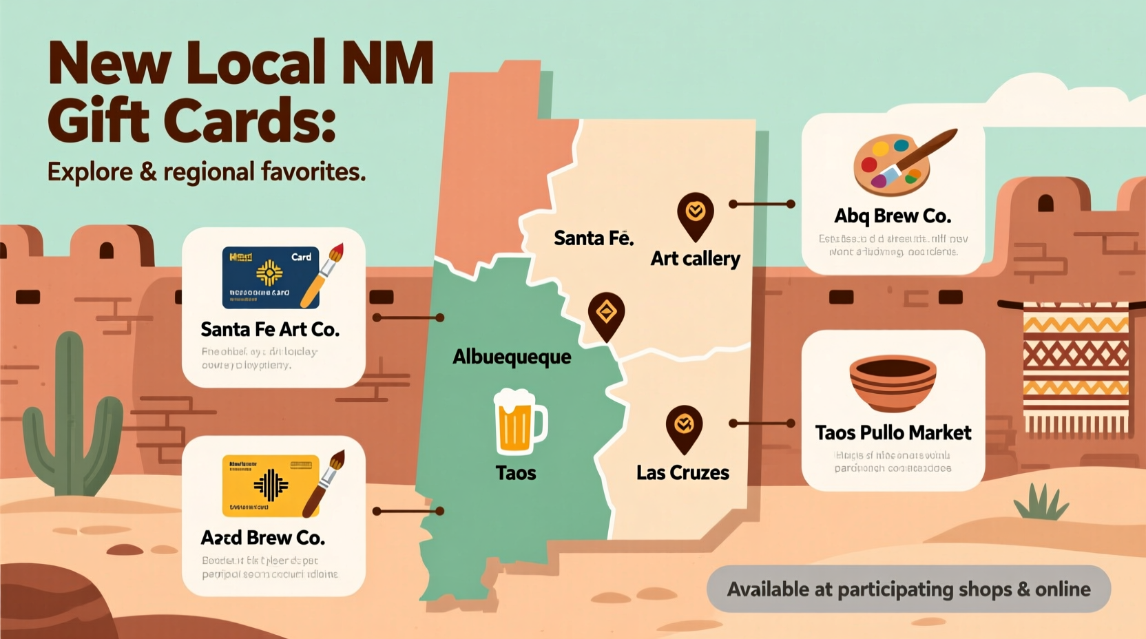 Does New Mexico Have Gift Cards Find Local Nm Options