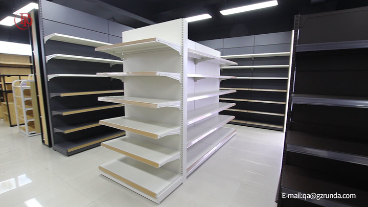 Retail Store Used Metal Supermarket Rack Shop Display Shelf estante ...