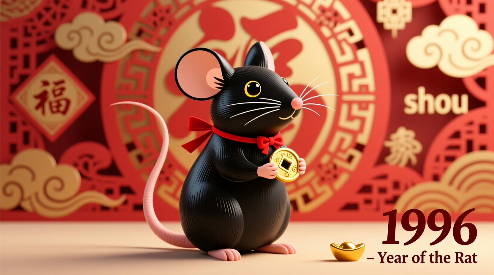 The Rat: Chinese New Year Animal for 1996