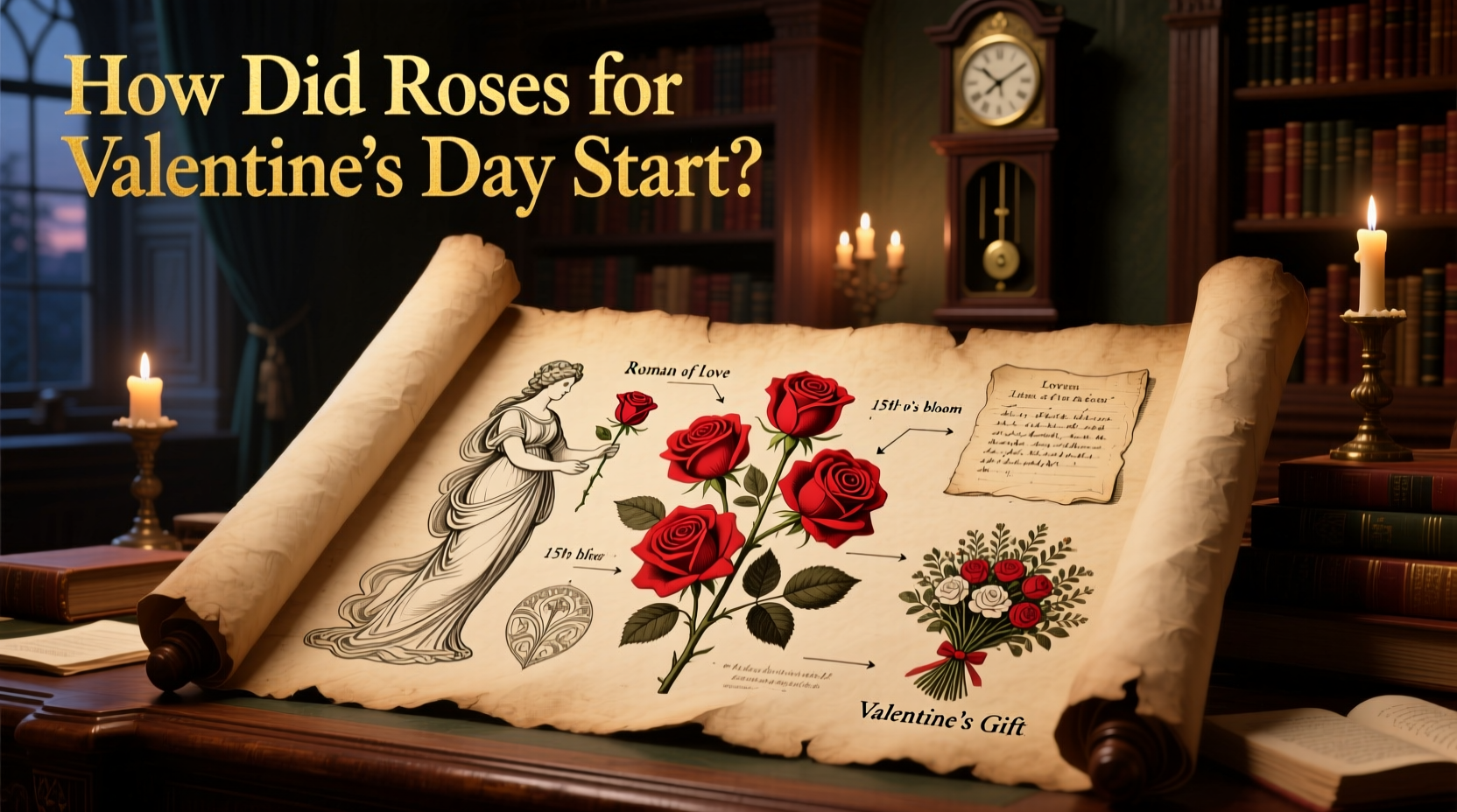 How Did Roses for Valentine's Day Start?