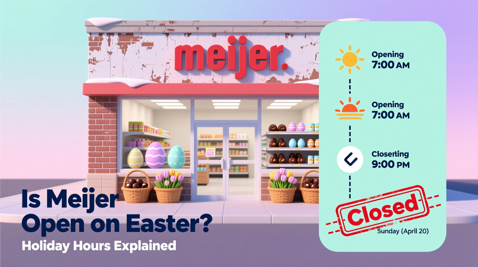 Is Meijer Open on Easter? Holiday Hours Explained