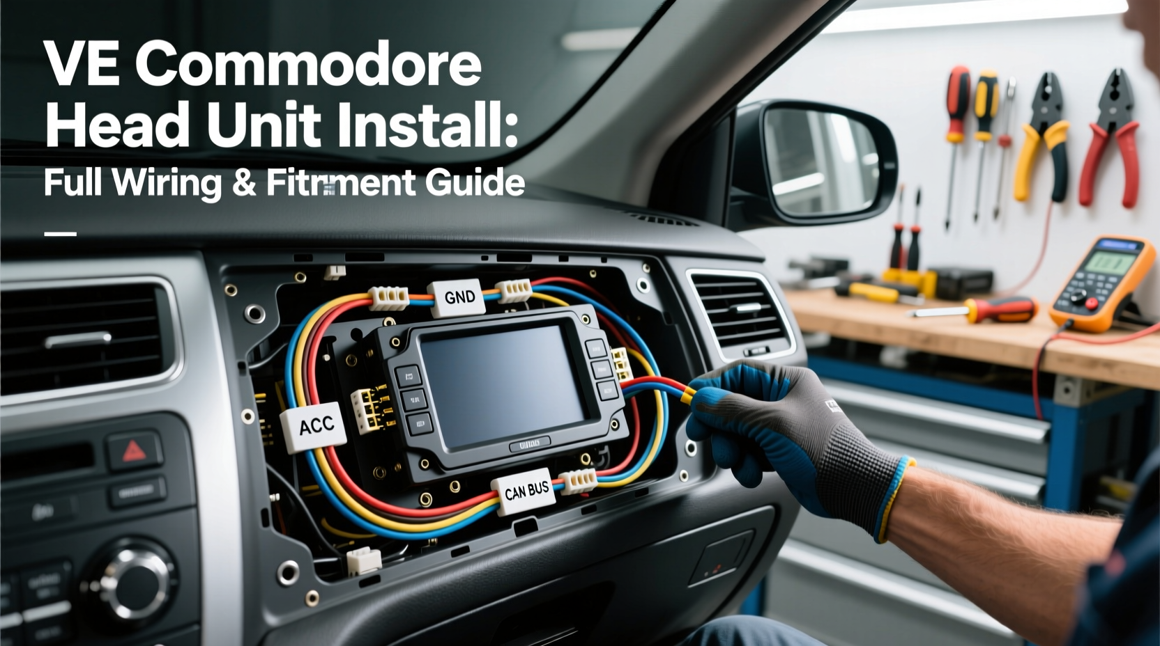 VE Commodore Head Unit Install: Full Wiring & Fitment Guide
