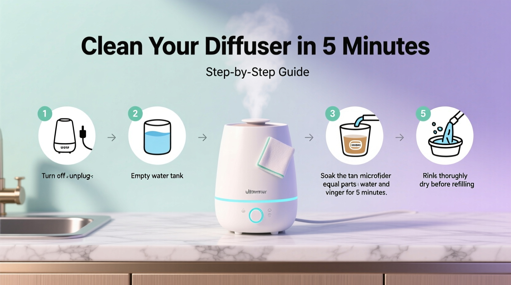 How to Clean a Diffuser in 5 Minutes (Step-by-Step Guide)
