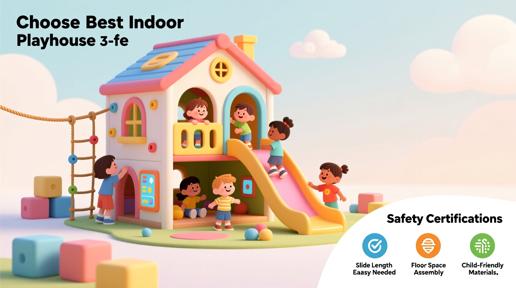 How to Choose the Best Indoor Playhouse with Slide for Kids