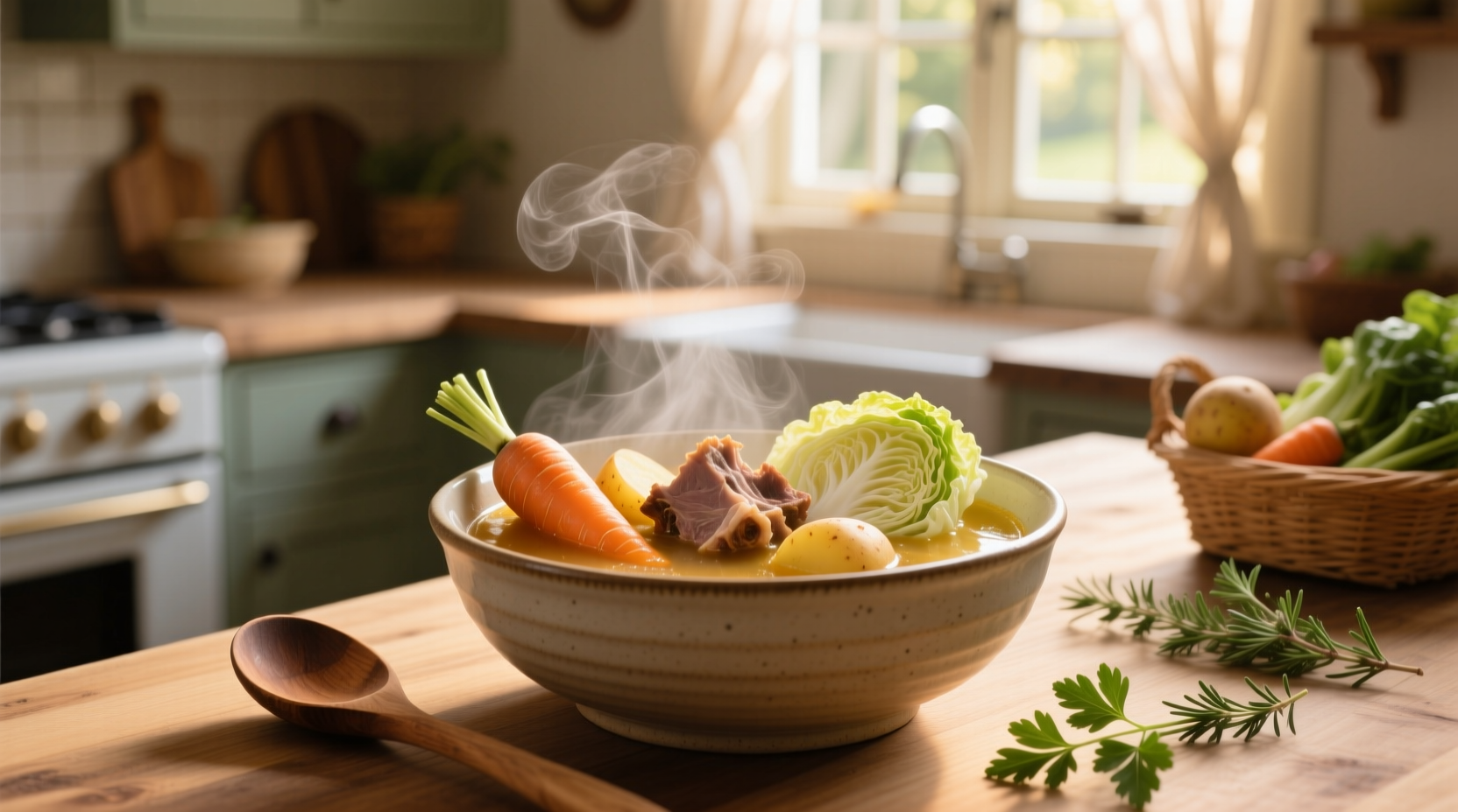 Carrots Potatoes Cabbage with Pork Bones Soup Benefits Guide