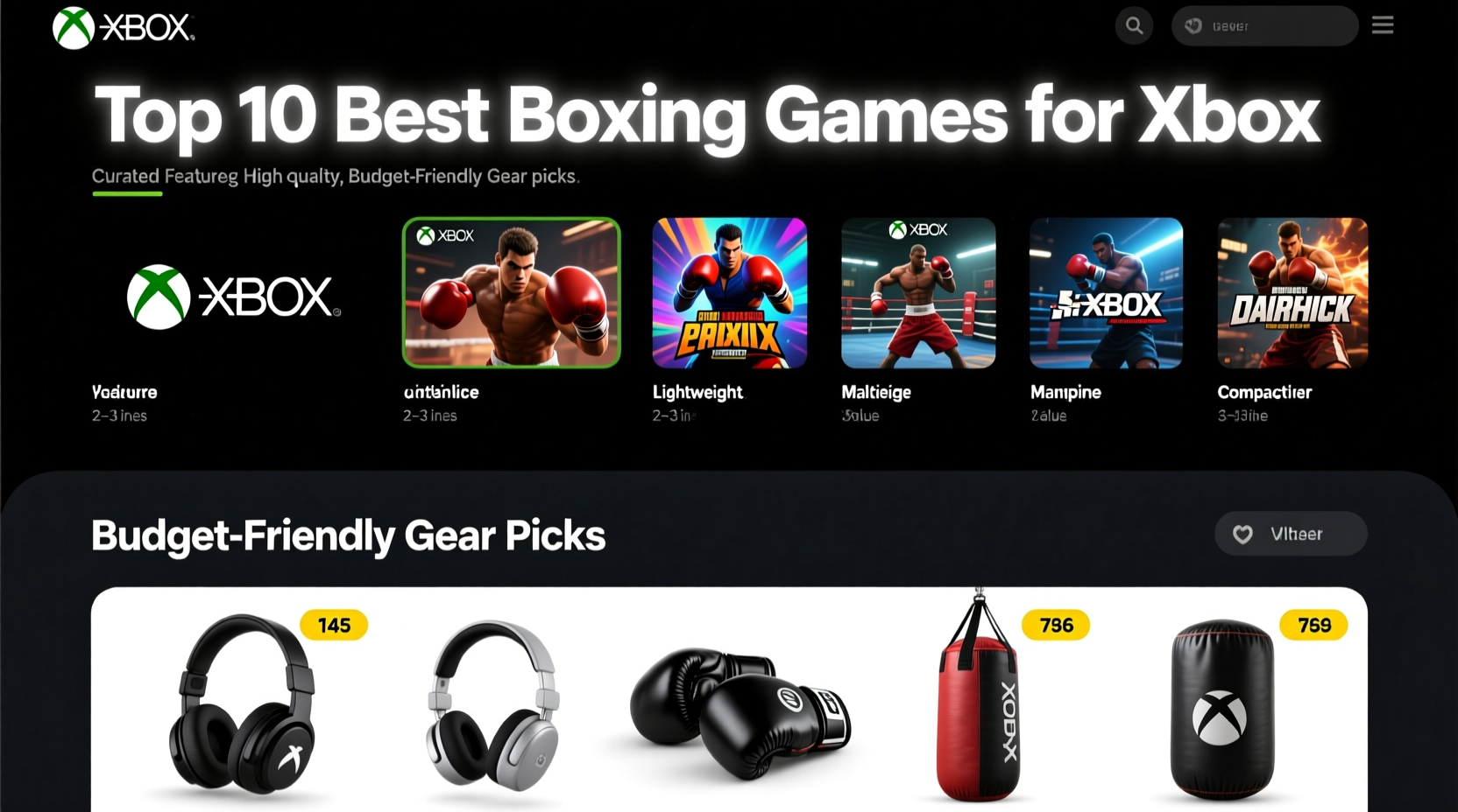 Top 10 Best Boxing Games For Xbox With Budget Friendly Gear Picks