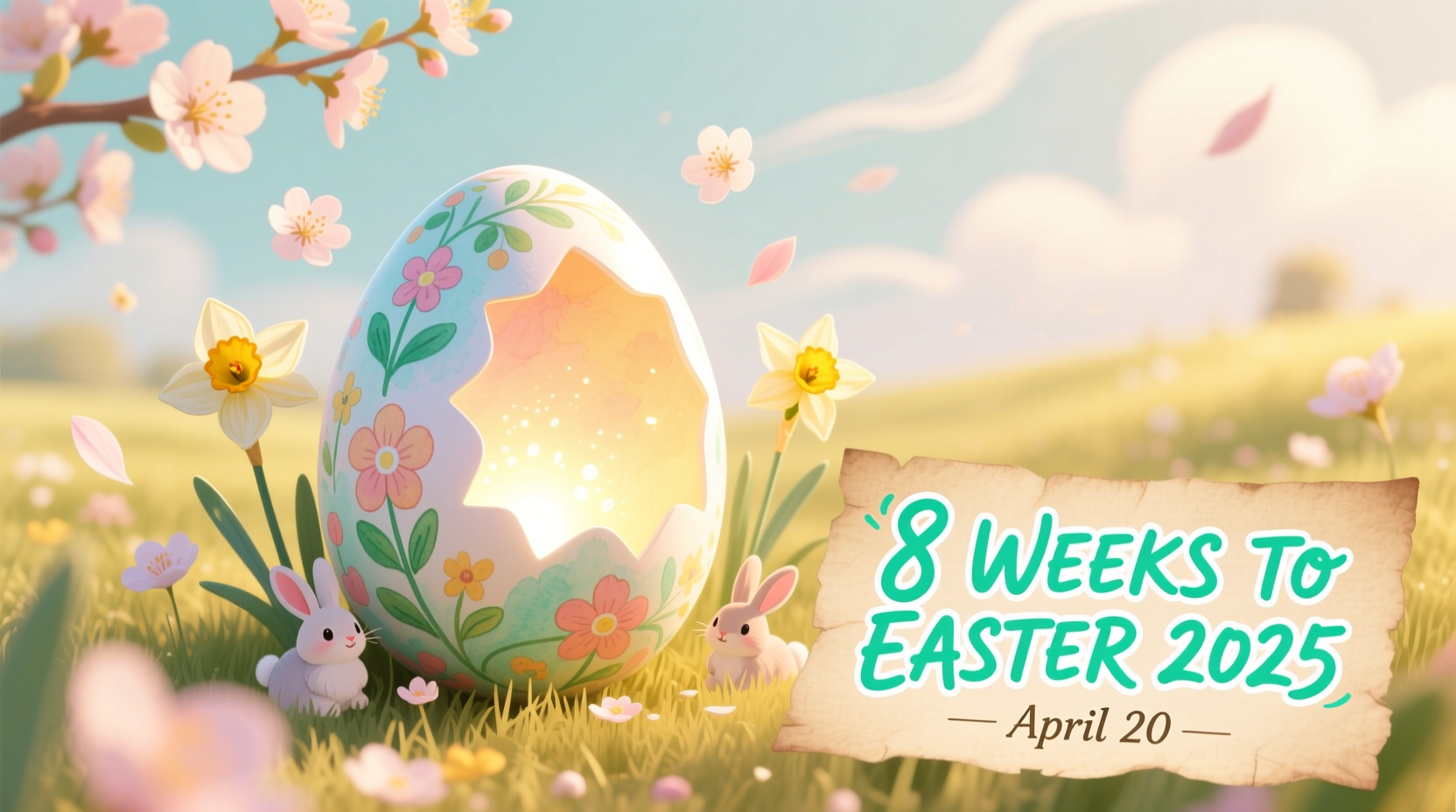 Easter 2025 is in 8 Weeks on April 20
