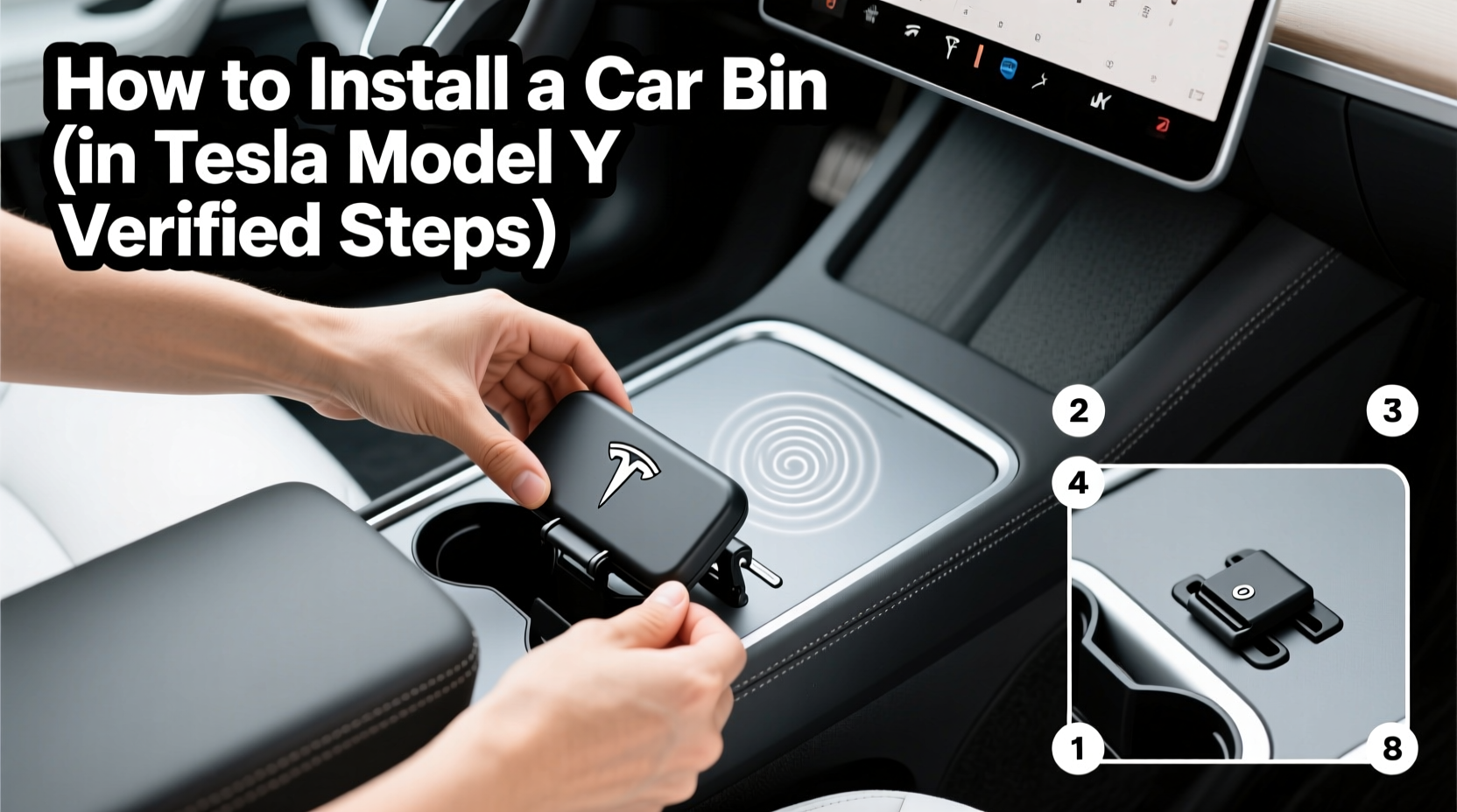 How to Install a Car Bin in Tesla Model Y (Verified Steps)