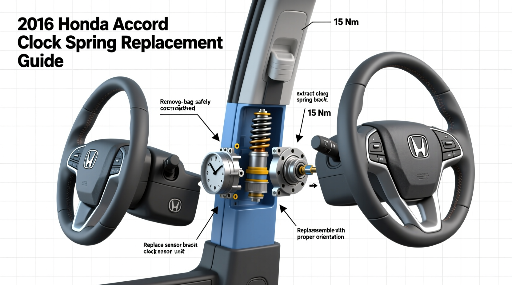 2016 Honda Accord Clock Spring Replacement Guide