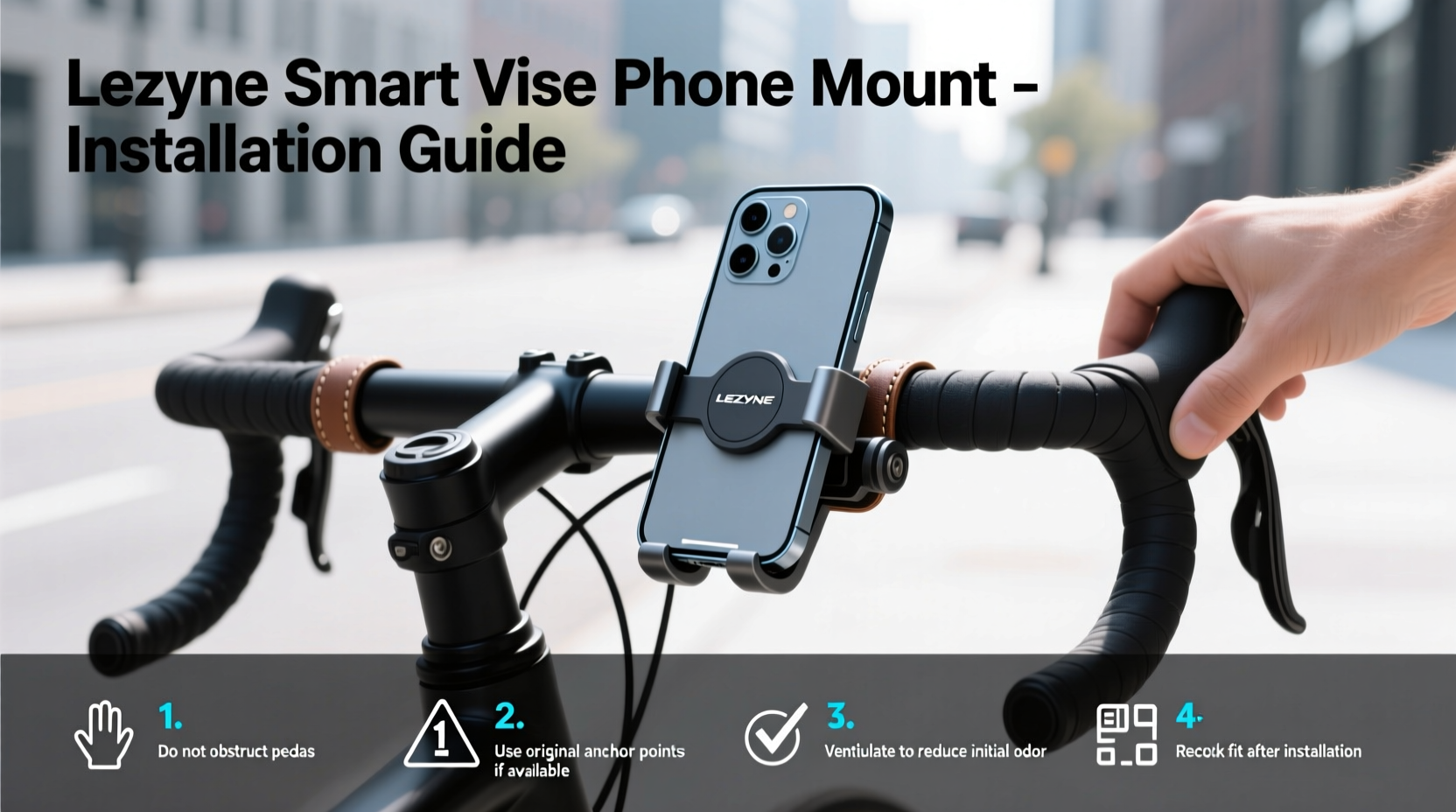 Lezyne Smart Vise Phone Mount Reviews Buying Guide