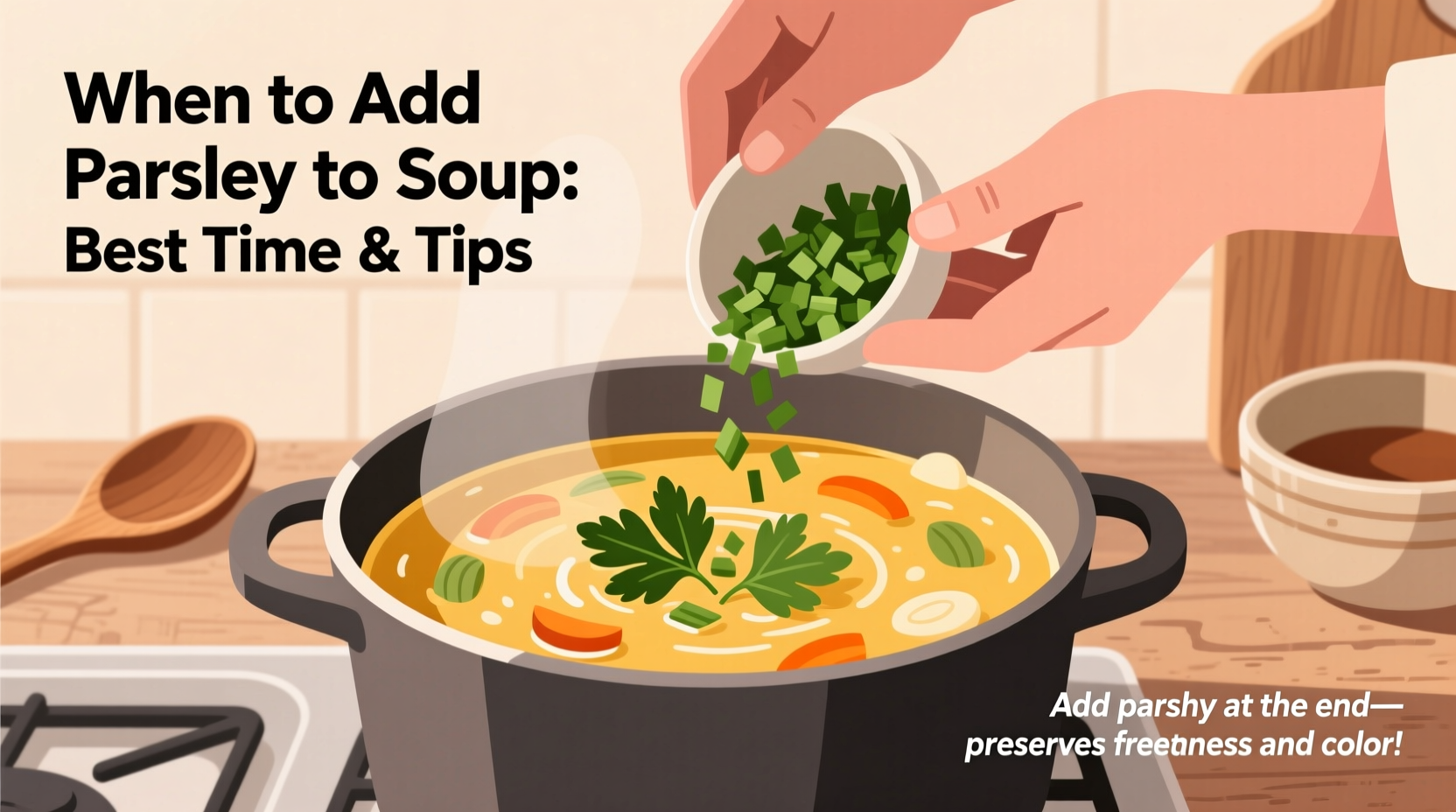 When to Add Parsley to Soup: Best Time & Tips