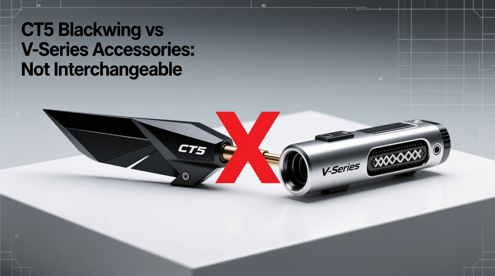 CT5 Blackwing vs V-Series Accessories: Not Interchangeable