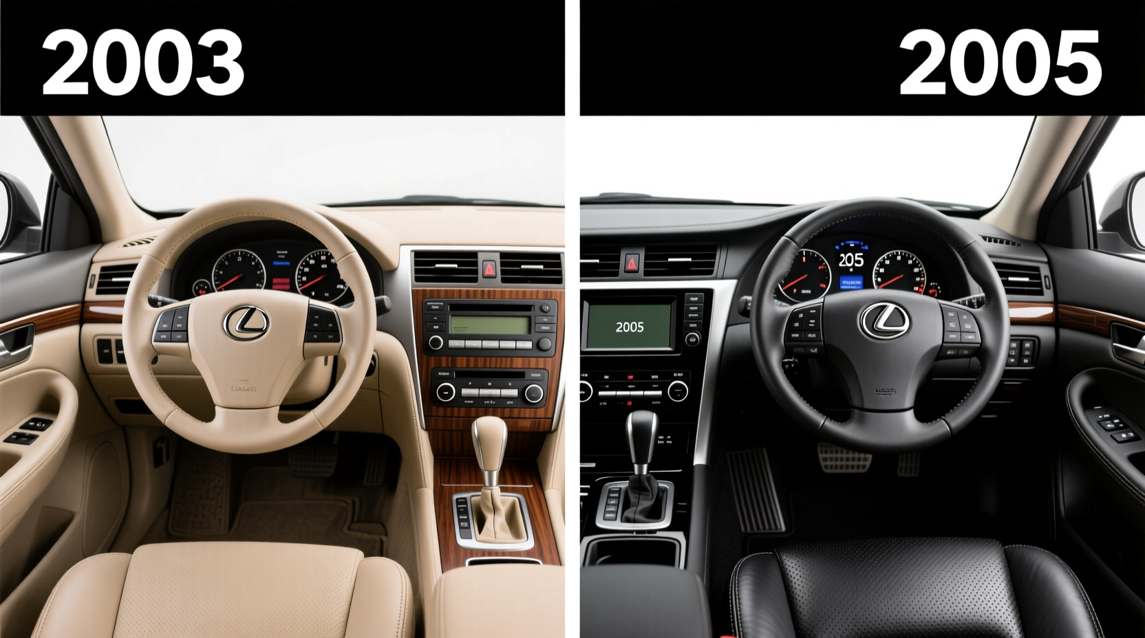 2003 vs 2005 Lexus IS300 Interior: Key Differences Explained