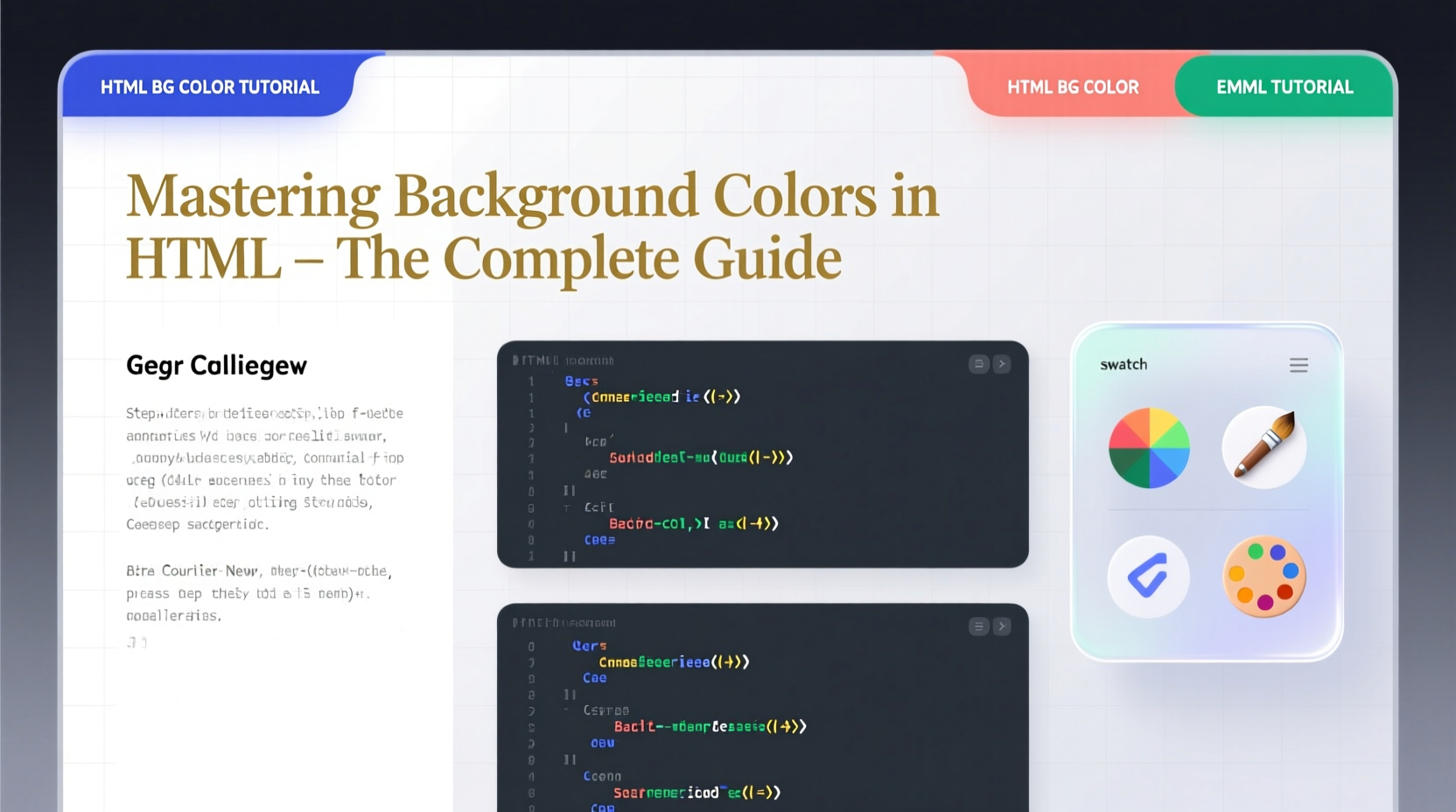 Mastering Background Colors In Html A Complete Guide To Adding And ...