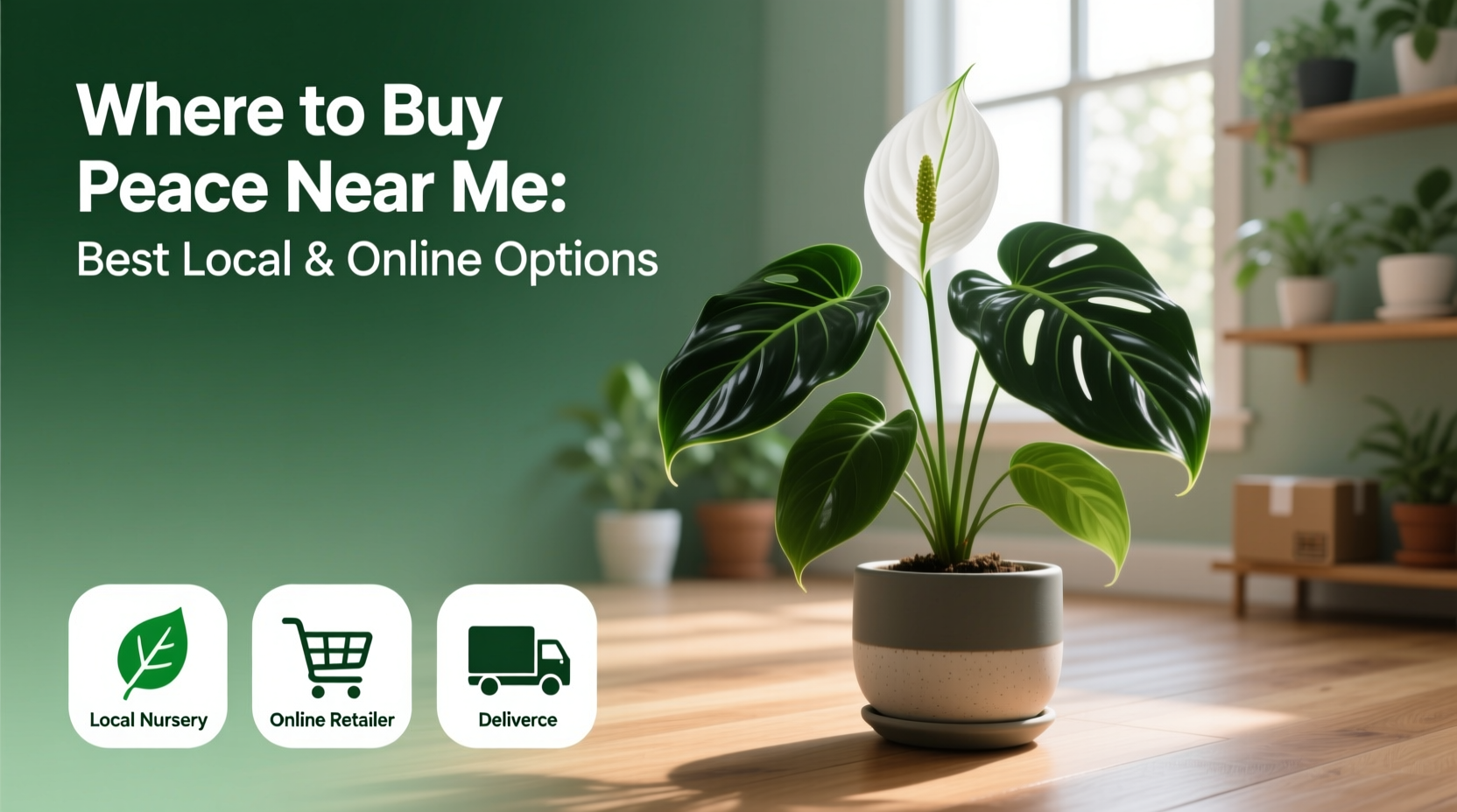 Where to Buy Peace Lily Near Me: Best Local & Online Options