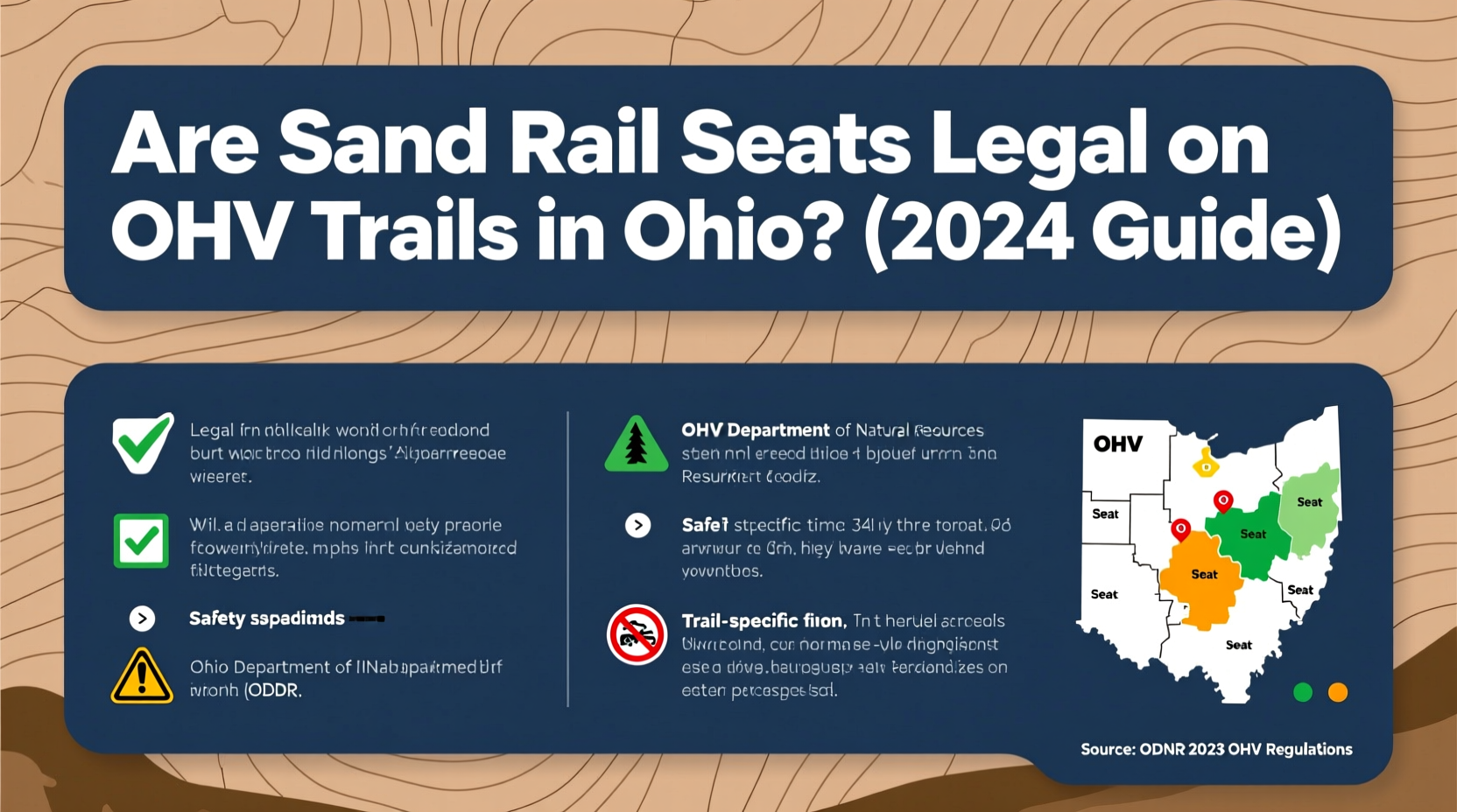 Are Sand Rail Seats Legal on OHV Trails in Ohio? (2024 Guide)
