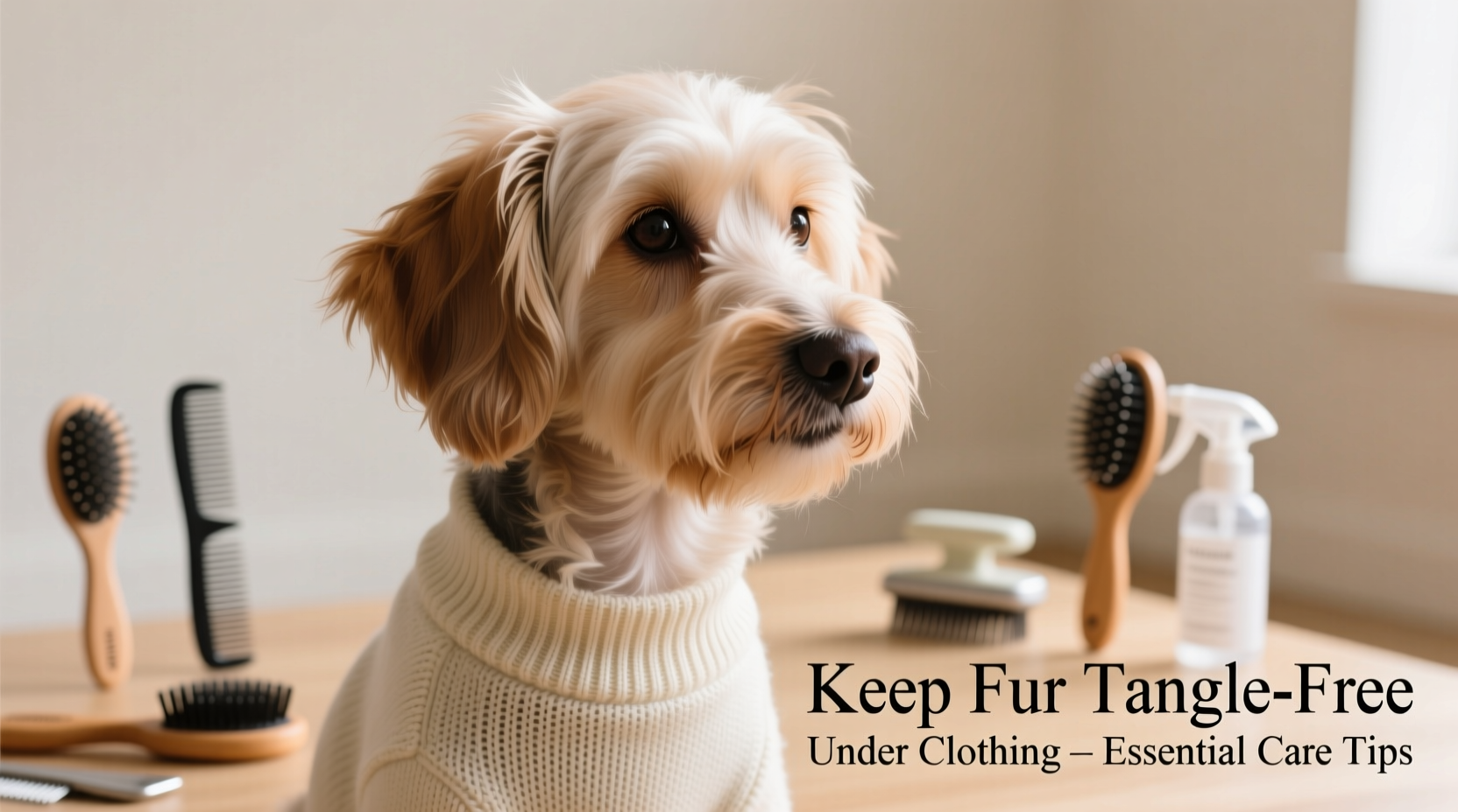 How To Keep Your Dogs Fur Tangle Free Under Clothing Essential Care Tips