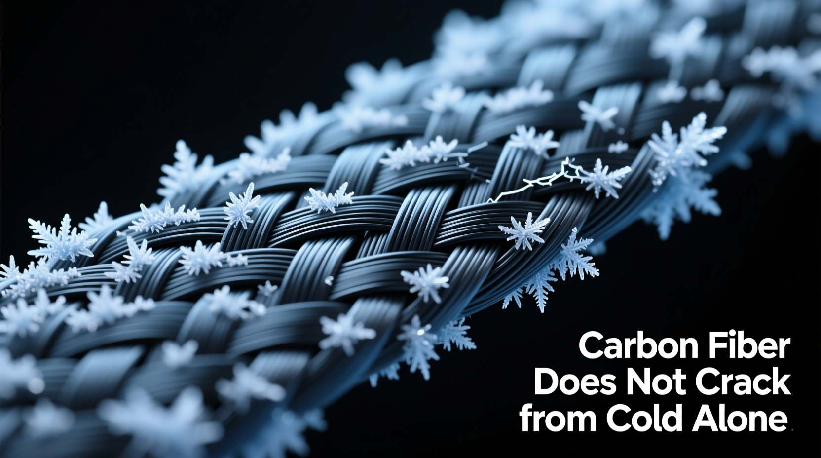 Carbon Fiber Does Not Crack from Cold Alone
