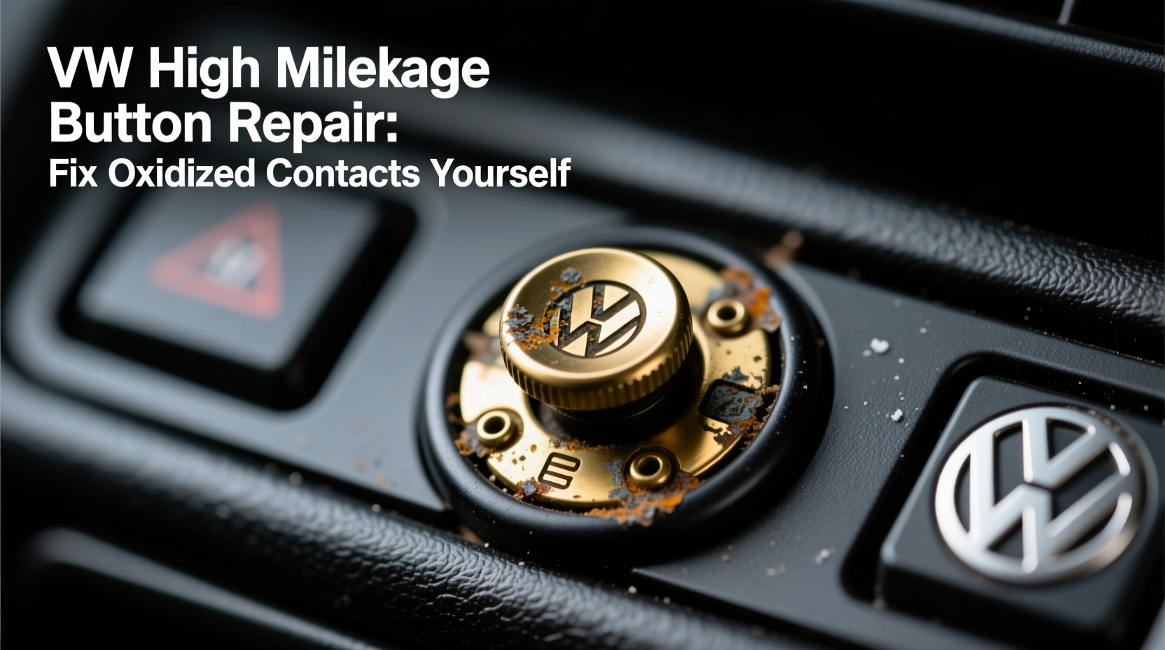 VW High Mileage Button Repair: Fix Oxidized Contacts Yourself