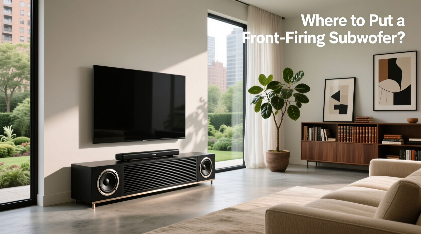 How to Place a Front-Firing Subwoofer: A Practical Guide