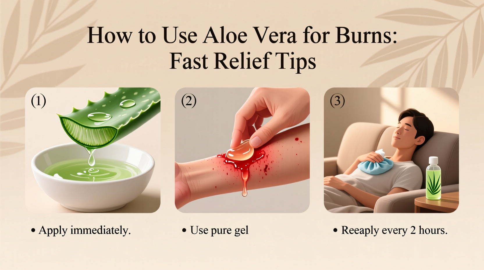How to Use Aloe Vera for Burns: Fast Relief Tips