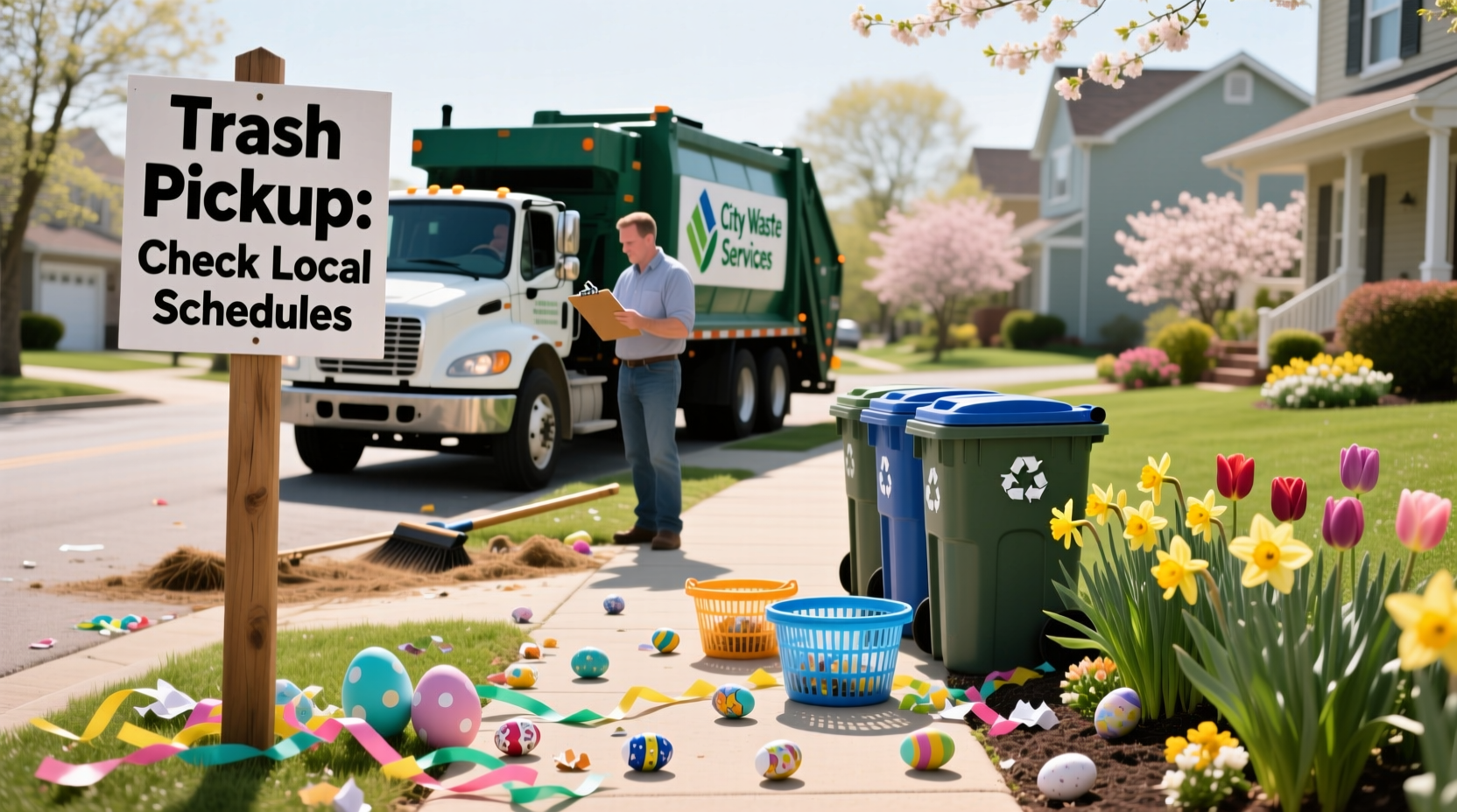 Trash Pickup After Easter: Check Local Schedules