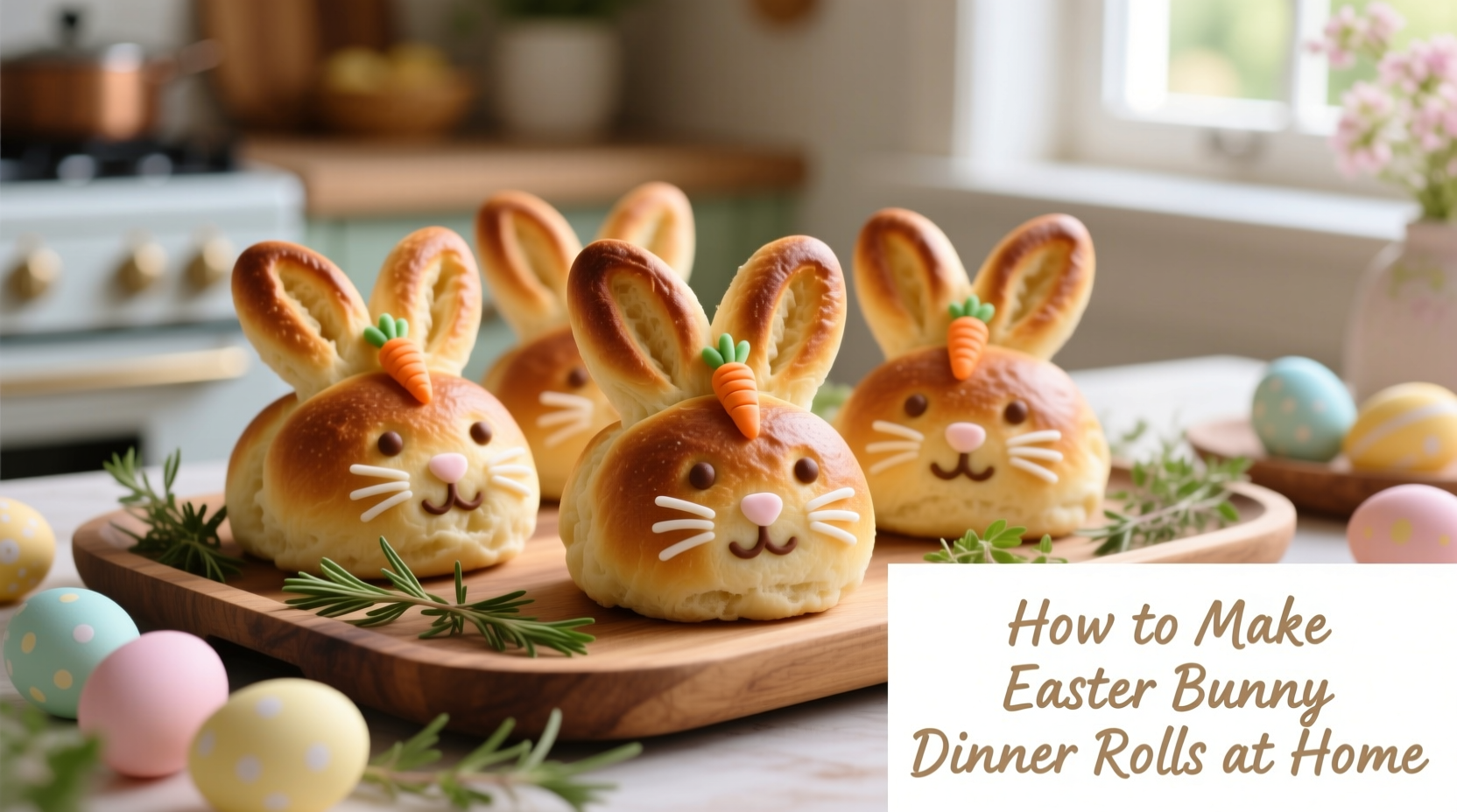 How to Make Easter Bunny Dinner Rolls at Home