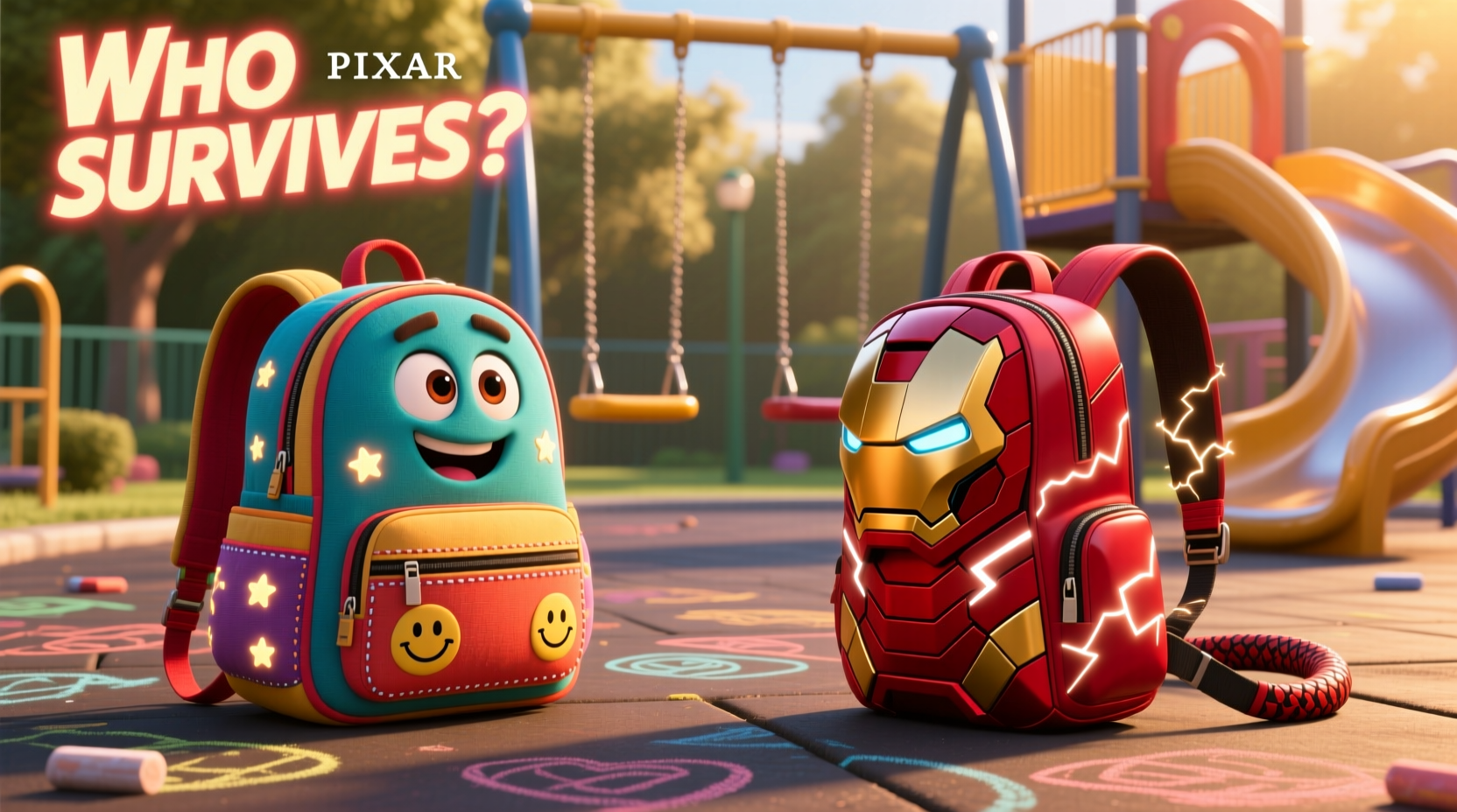 Pixar Vs Marvel Backpack Which One Survives The Playground