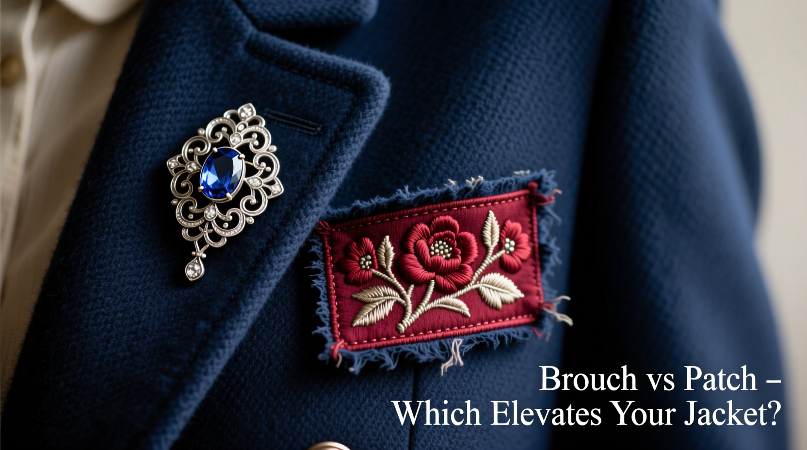 Designer Brooches Vs Embroidered Patches Which One Actually Looks ...
