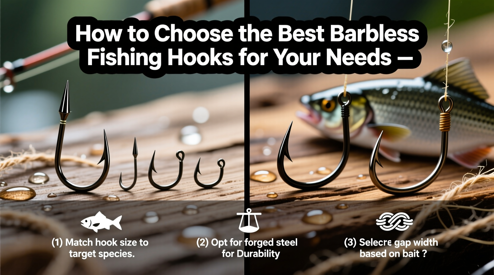 How to Choose the Best Barbless Fishing Hooks for Your Needs