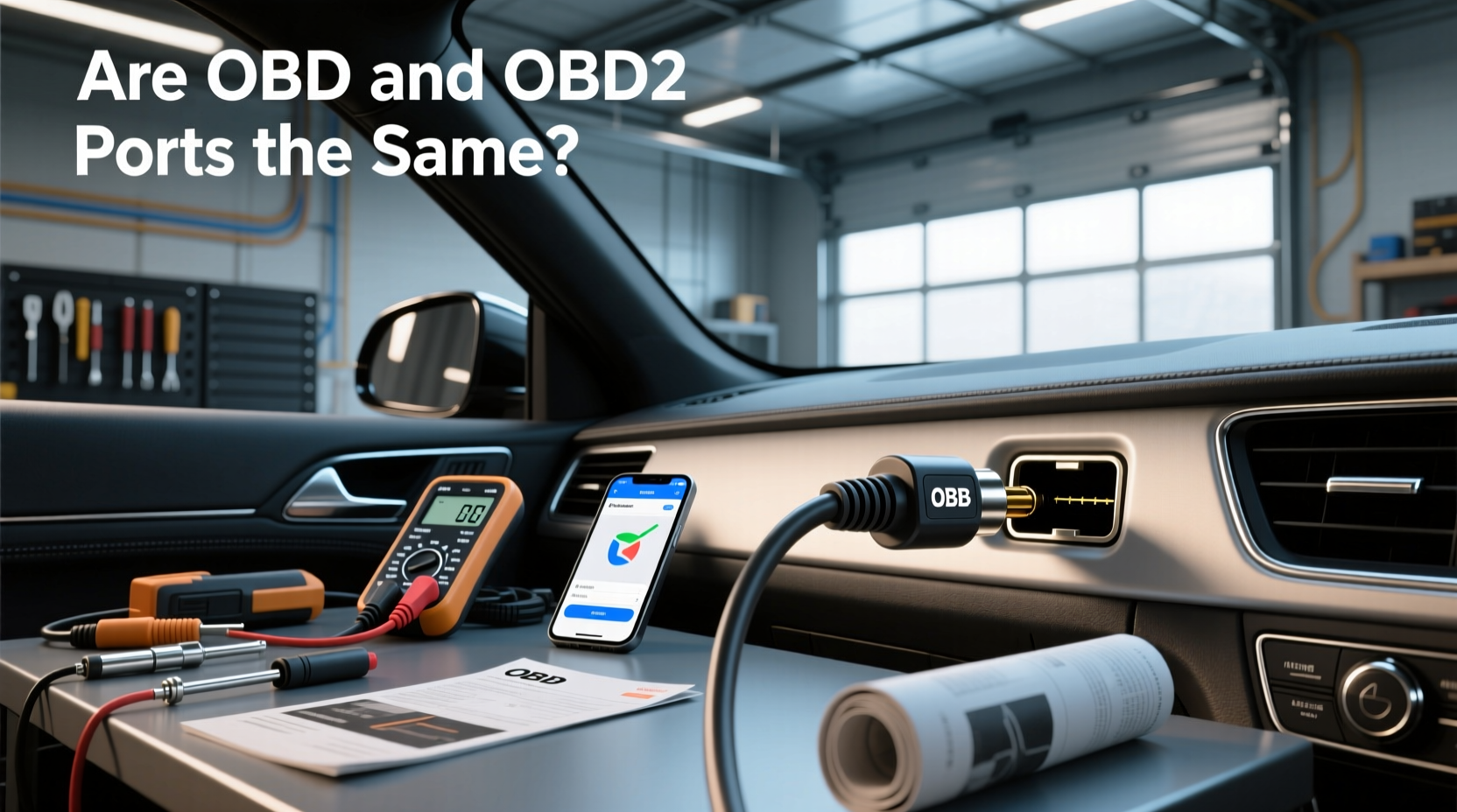 How to Choose OBD2 Female Connector, Are OBD and OBD2 Ports the Same ...
