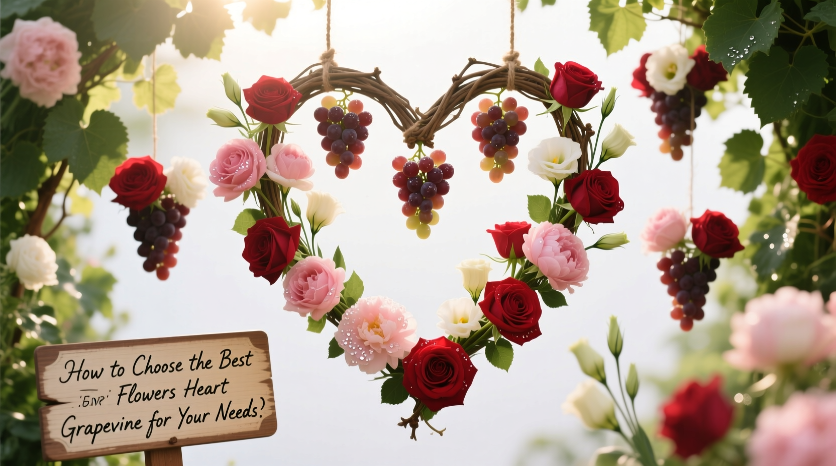 How to Choose the Best Flowers Heart Grapevine for Your Needs