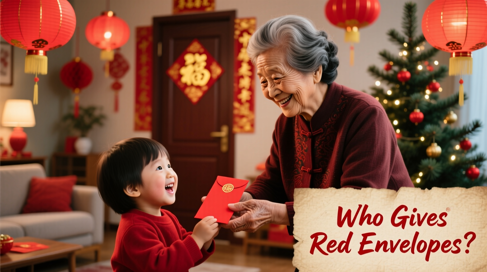 Who Gives Red Envelopes for Chinese New Year