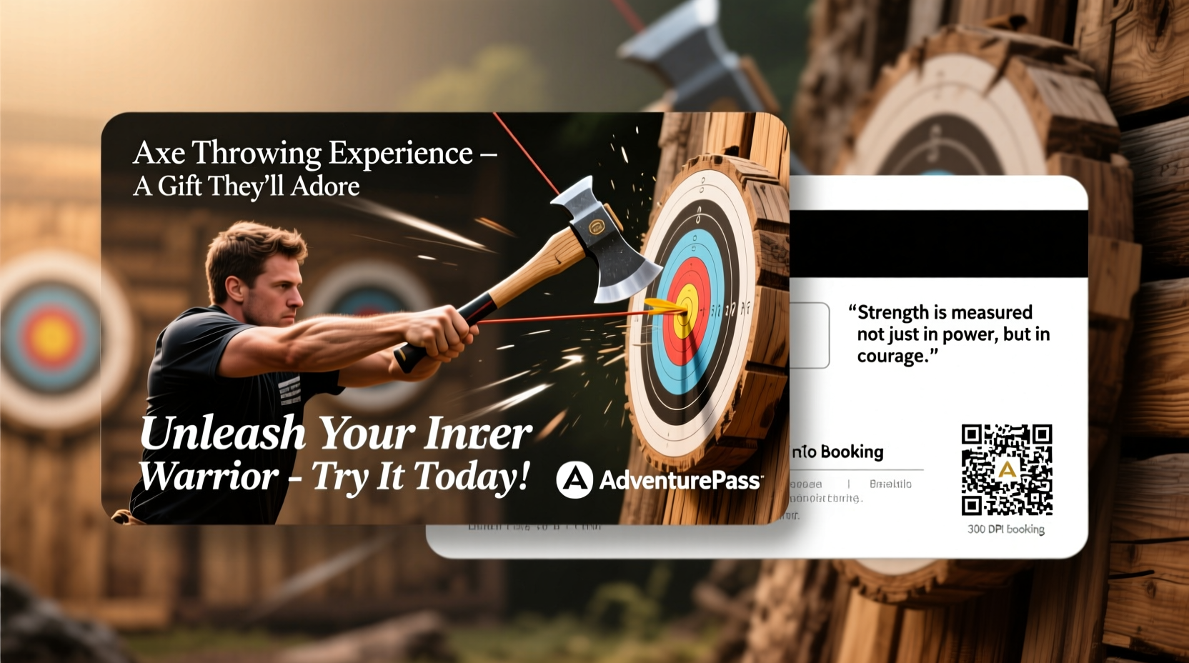 Axe Throwing Gift Card Experience Gifts Theyll Adore