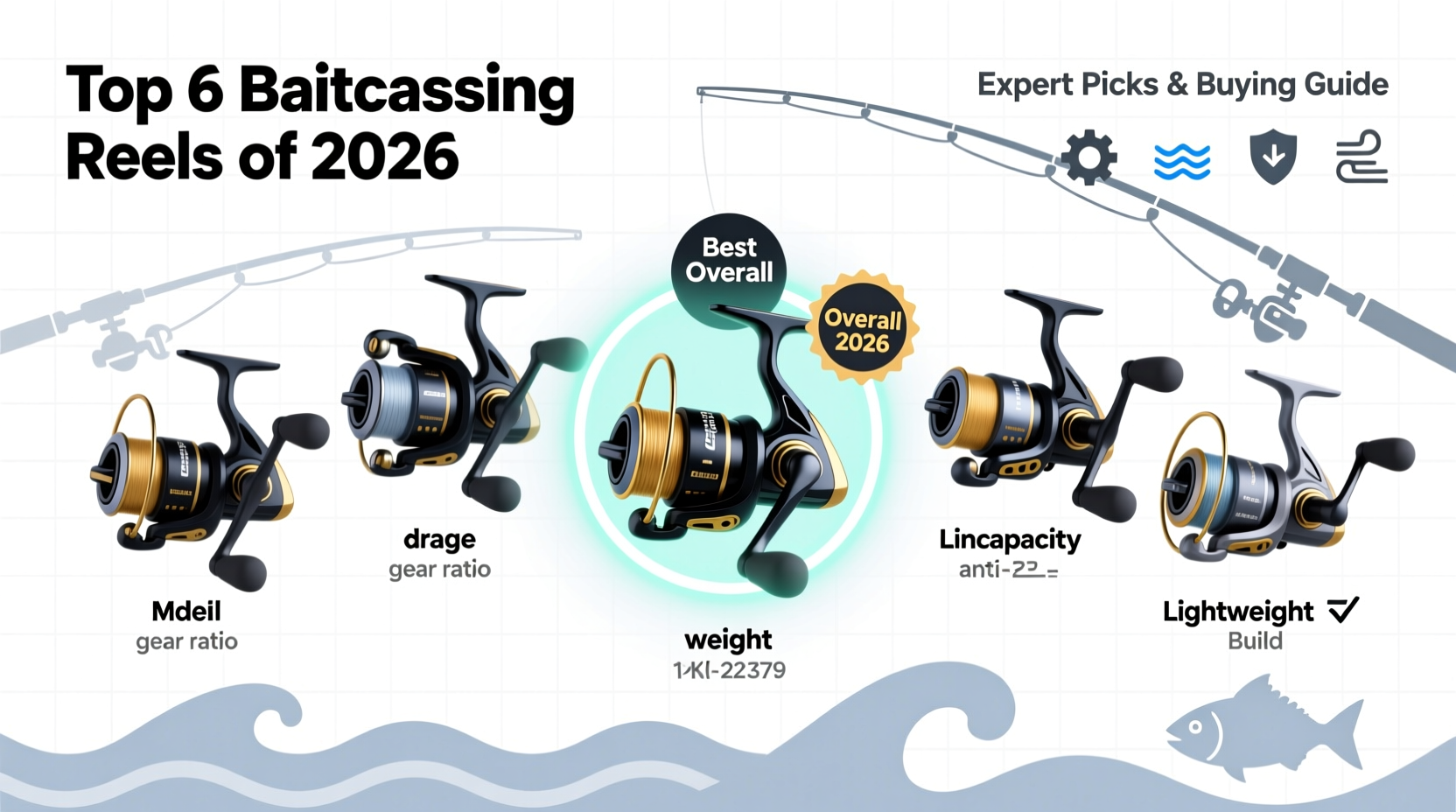 How to Choose the Best Baitcasting Fishing Reels in 2026