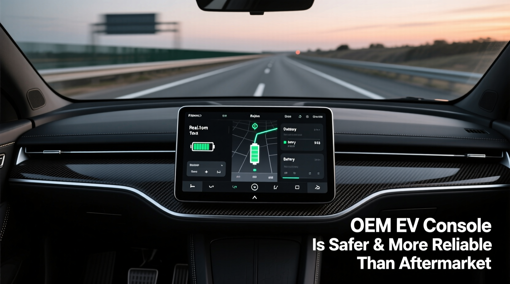 OEM EV Console Is Safer & More Reliable Than Aftermarket