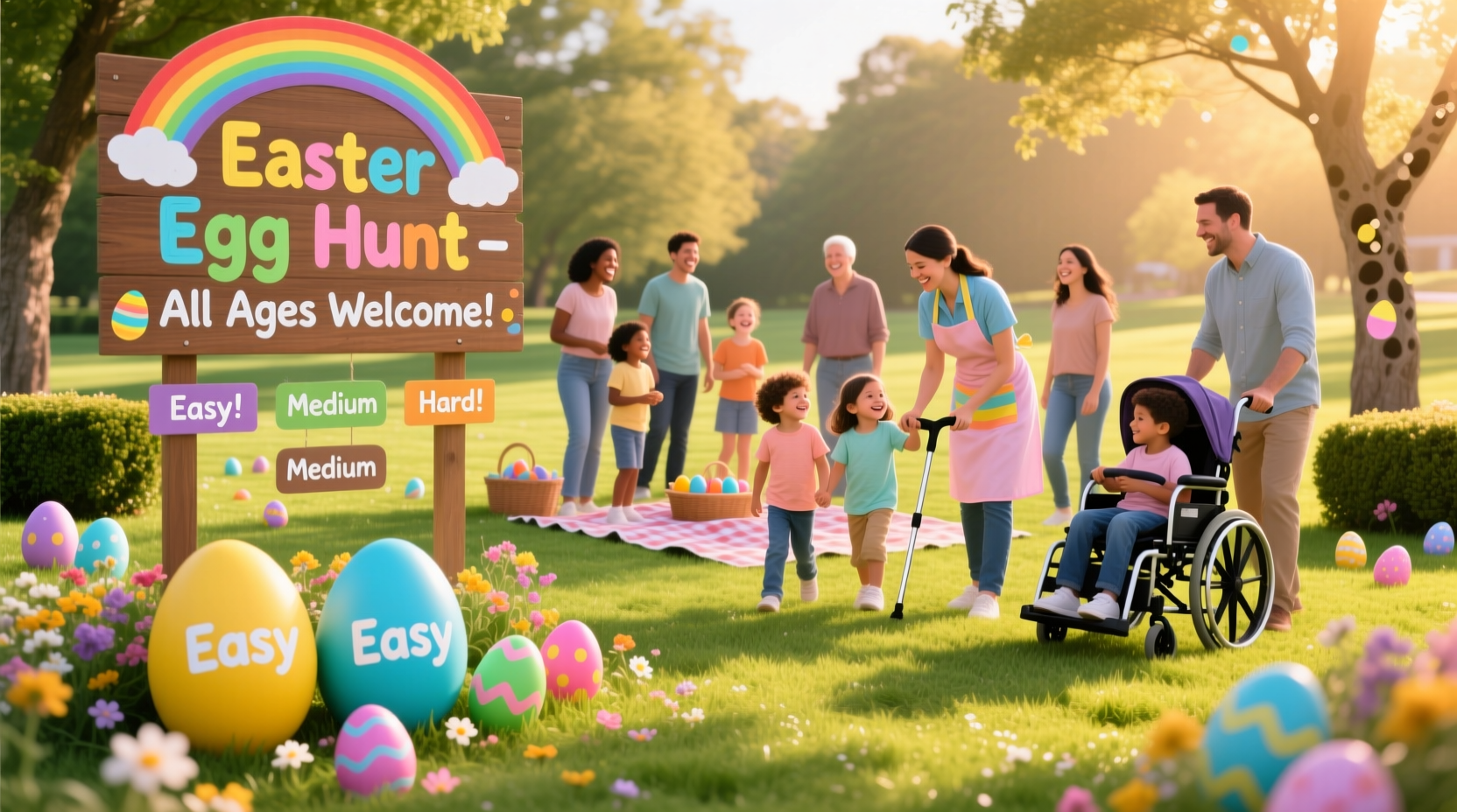 How to Make an Easter Egg Hunt Fair for All Ages