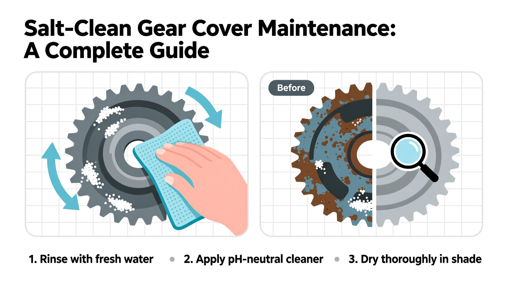 Salt-Clean Gear Cover Maintenance: A Complete Guide