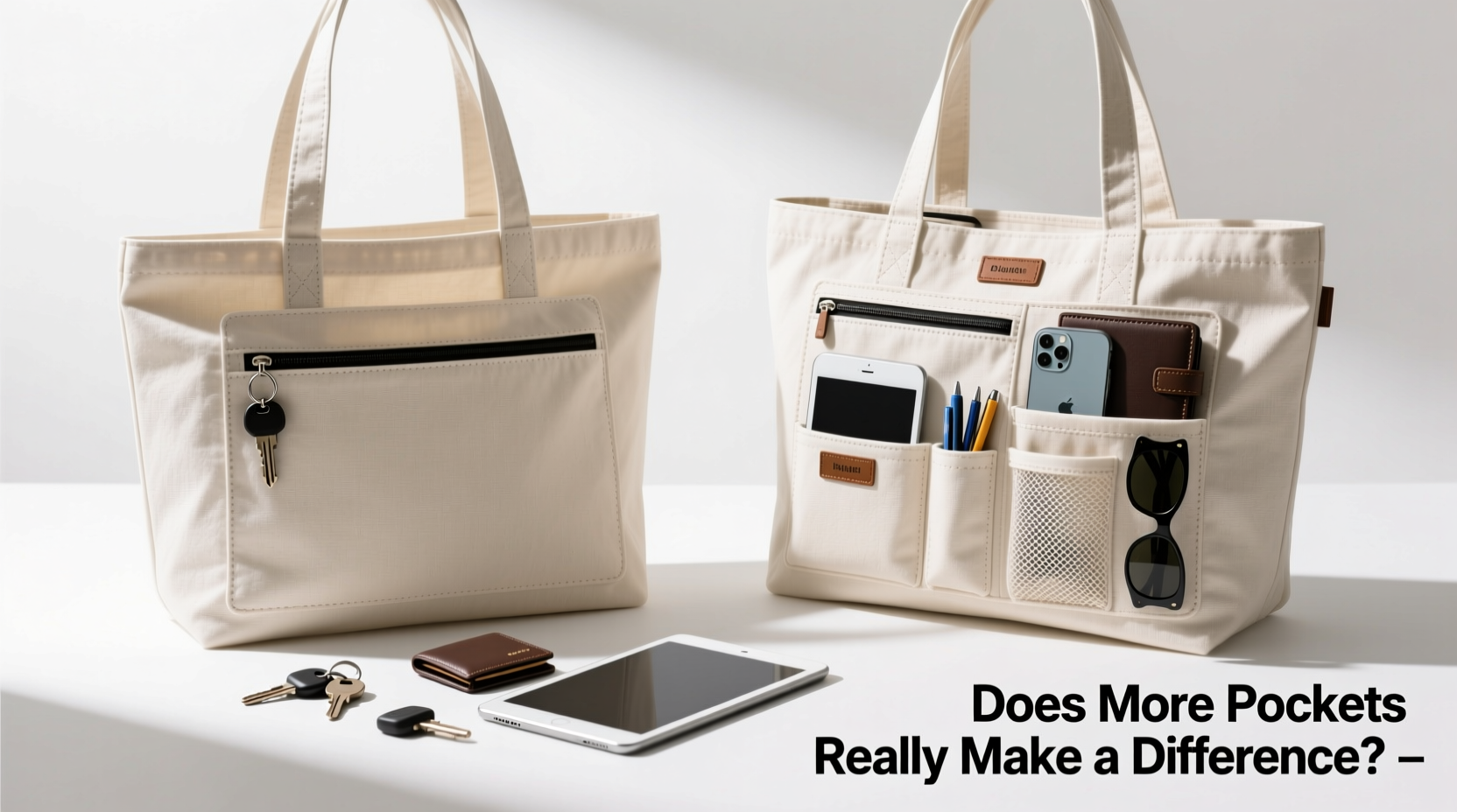 Single Vs Multi Compartment Tote Does More Pockets Actually Make A ...