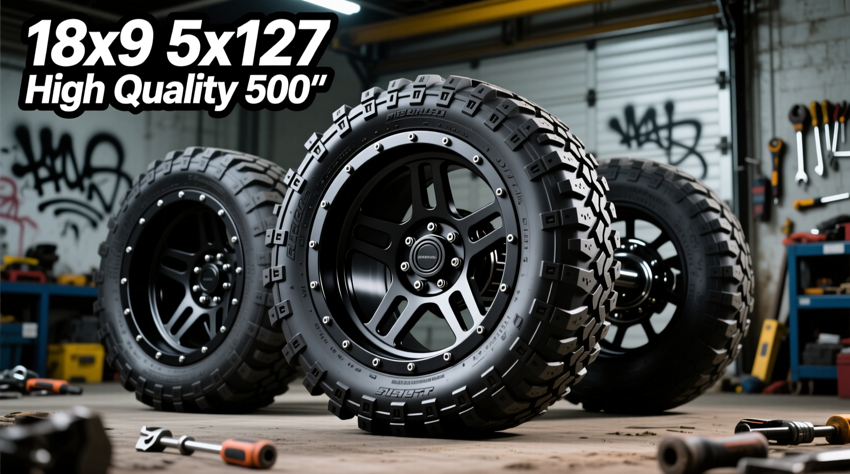 How to Choose Off Road Tank Wheels 18x9 5x127 High Quality 500
