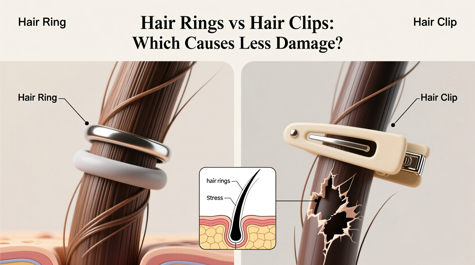Hair Rings Vs Hair Clips Which One Causes Less Hair Damage