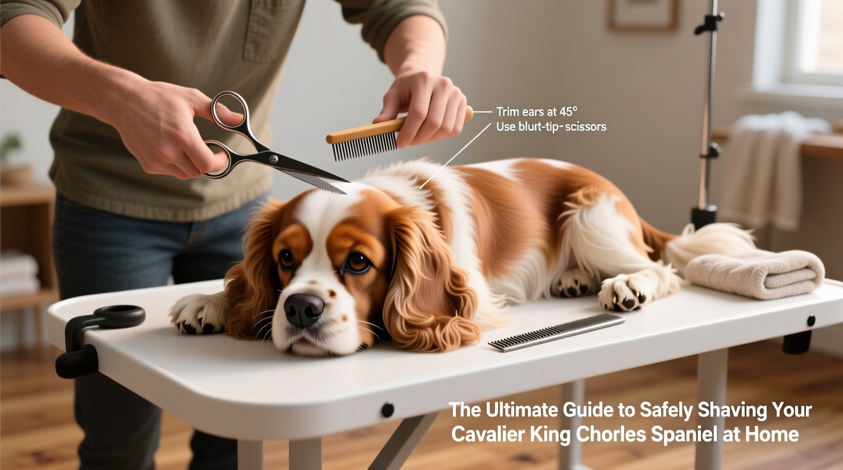 The Ultimate Guide To Safely Shaving Your Cavalier King Charles Spaniel ...