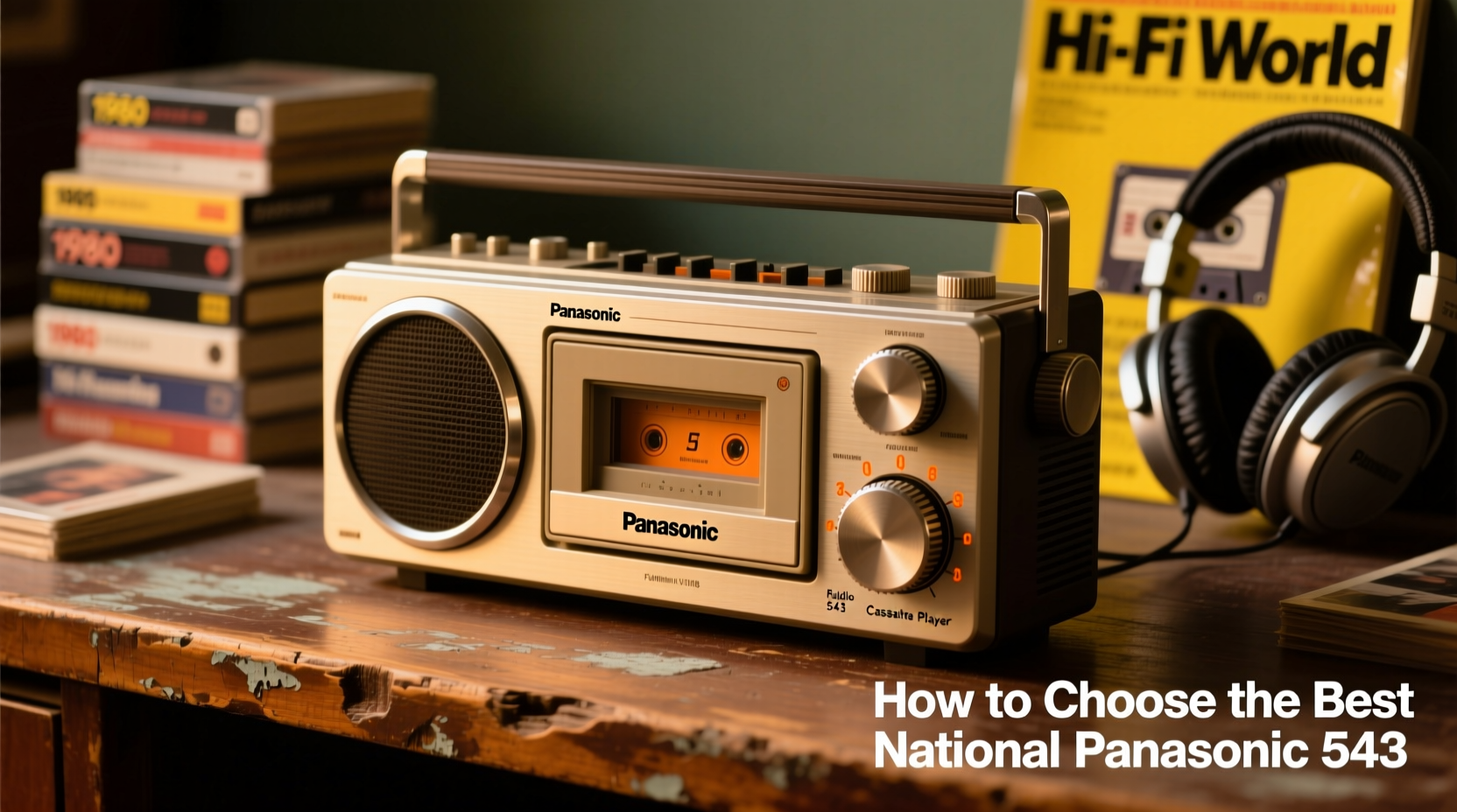 Cómo elegir la mejor radio cassette National Panasonic 543: Guía completa