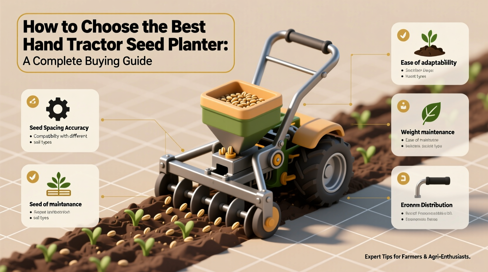How to Choose the Best Hand Tractor Seed Planter Implement for Your Farm