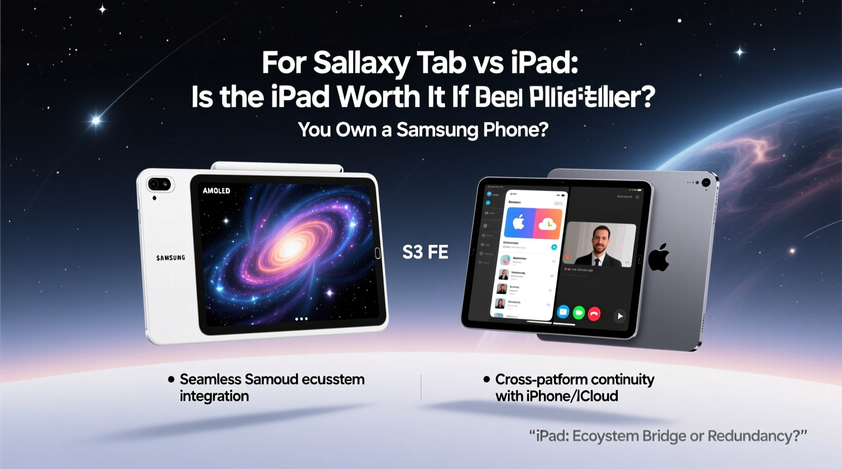 Galaxy Tab Vs Ipad If You Already Have A Samsung Phone Is The Ipad ...