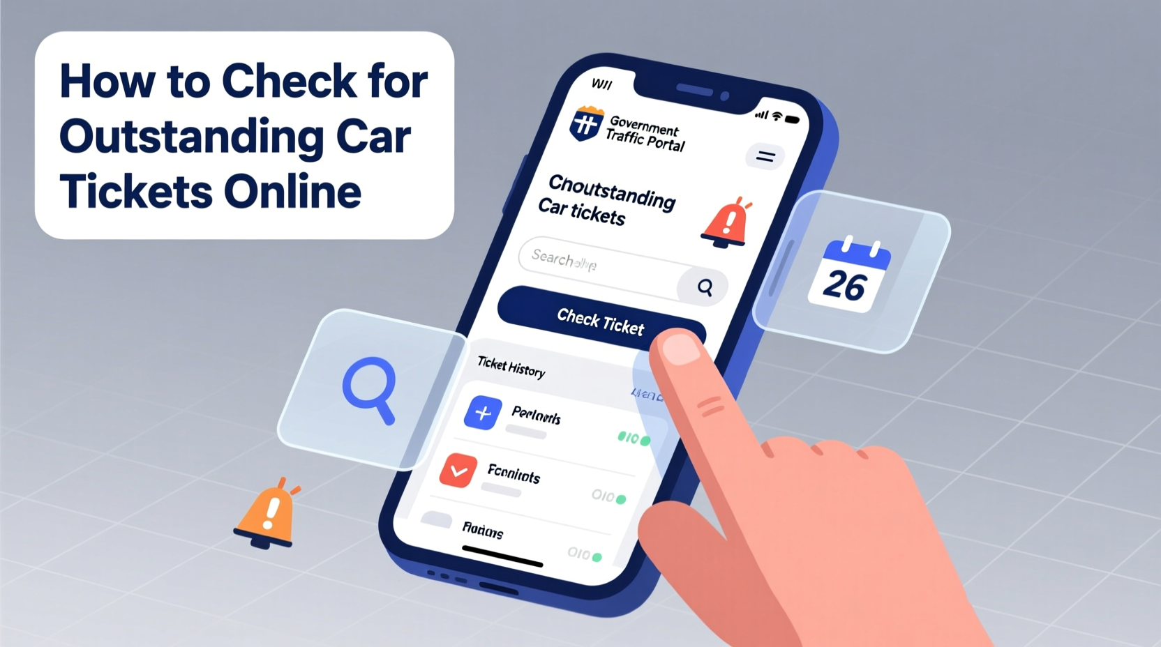 How to Check for Outstanding Car Tickets Online
